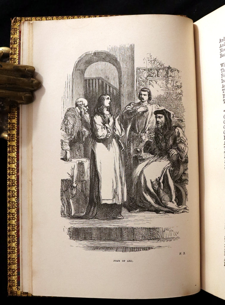 1866 Rare Victorian Book - JOAN OF ARC and Poems by Robert Southey Ill ...