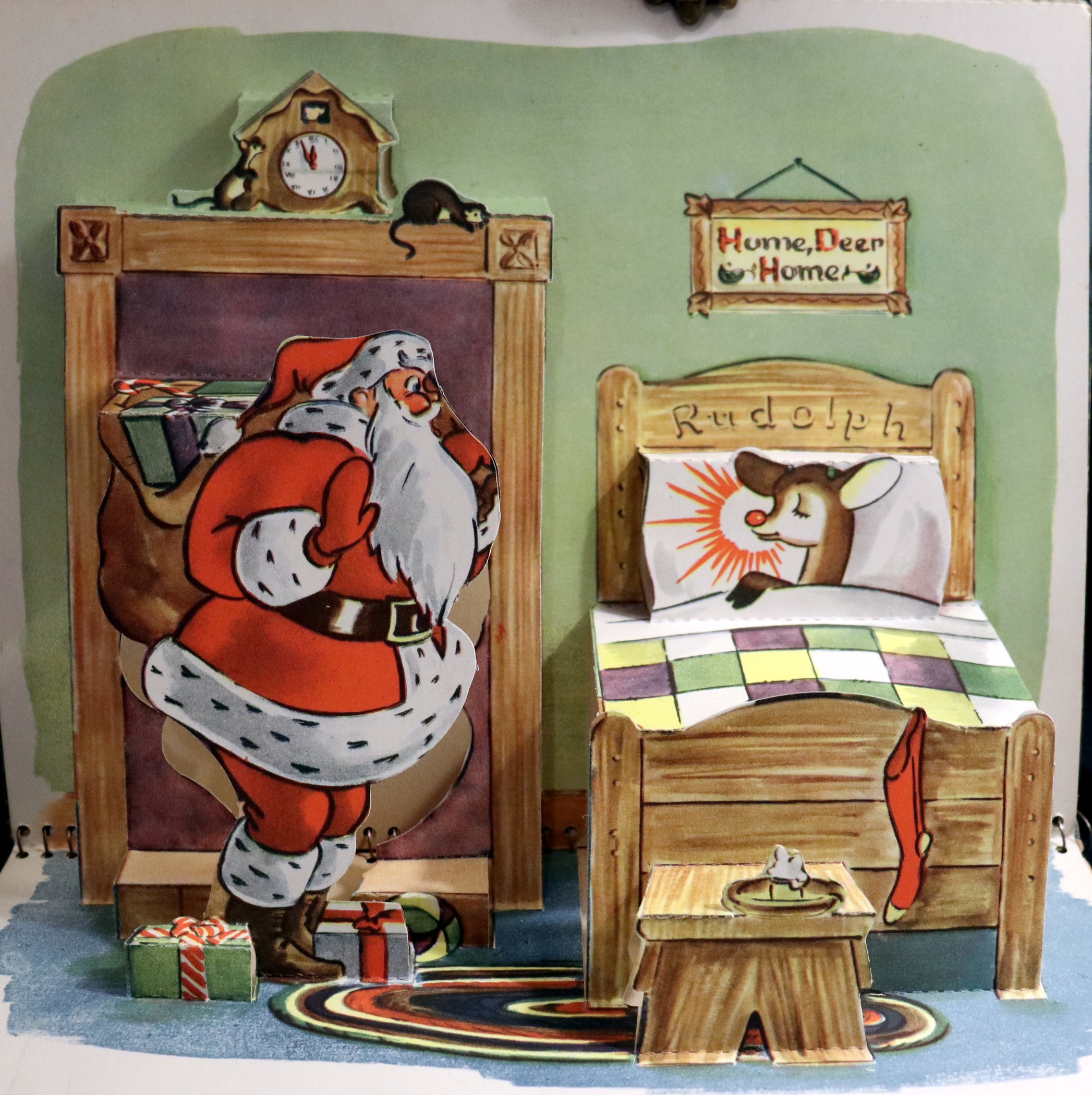 1950 Rare Pop-Up Edition - RUDOLPH The Red-Nosed Reindeer by Robert L ...