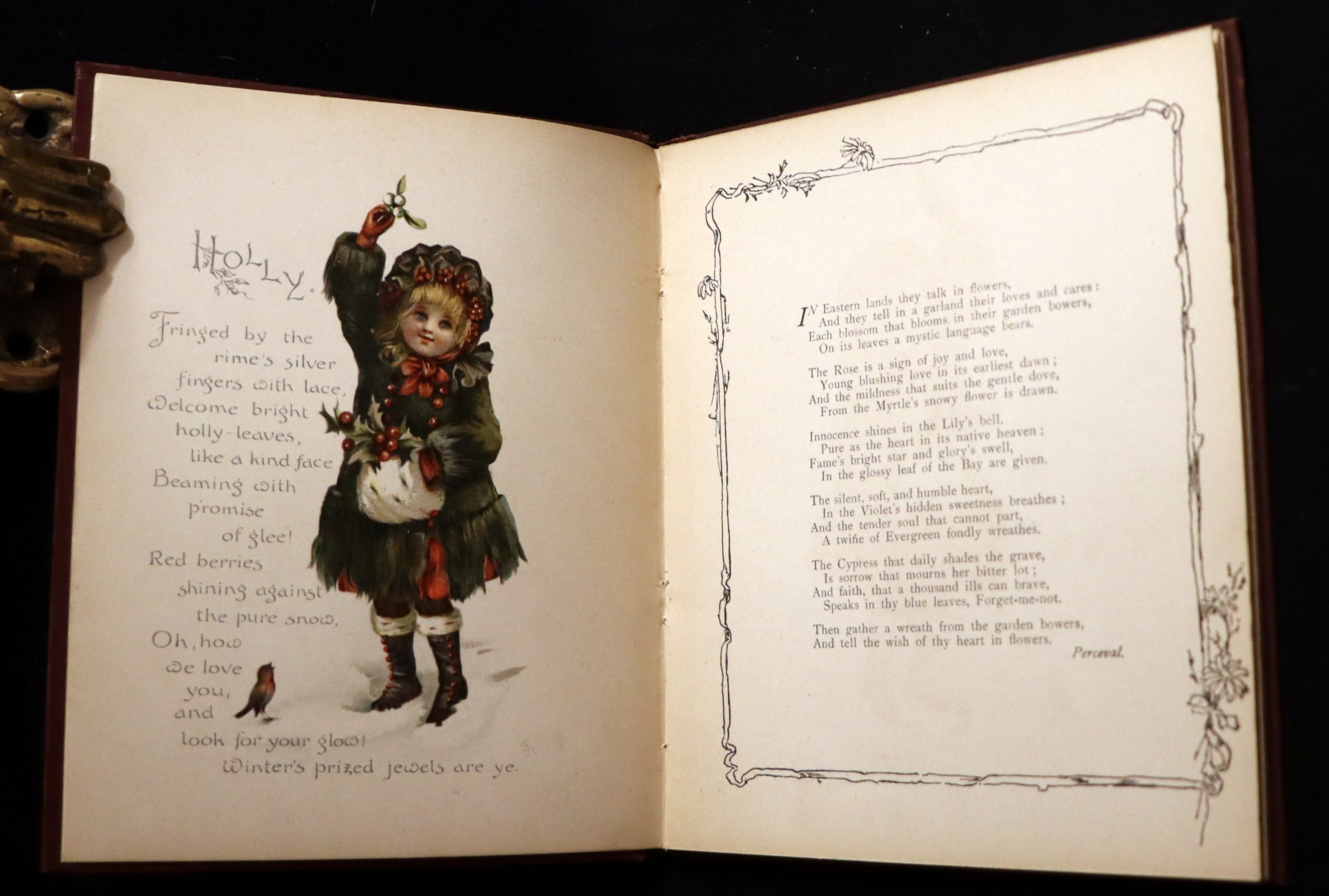 1890 Scarce Victorian Floriography Book ~ The Language of Flowers by ...