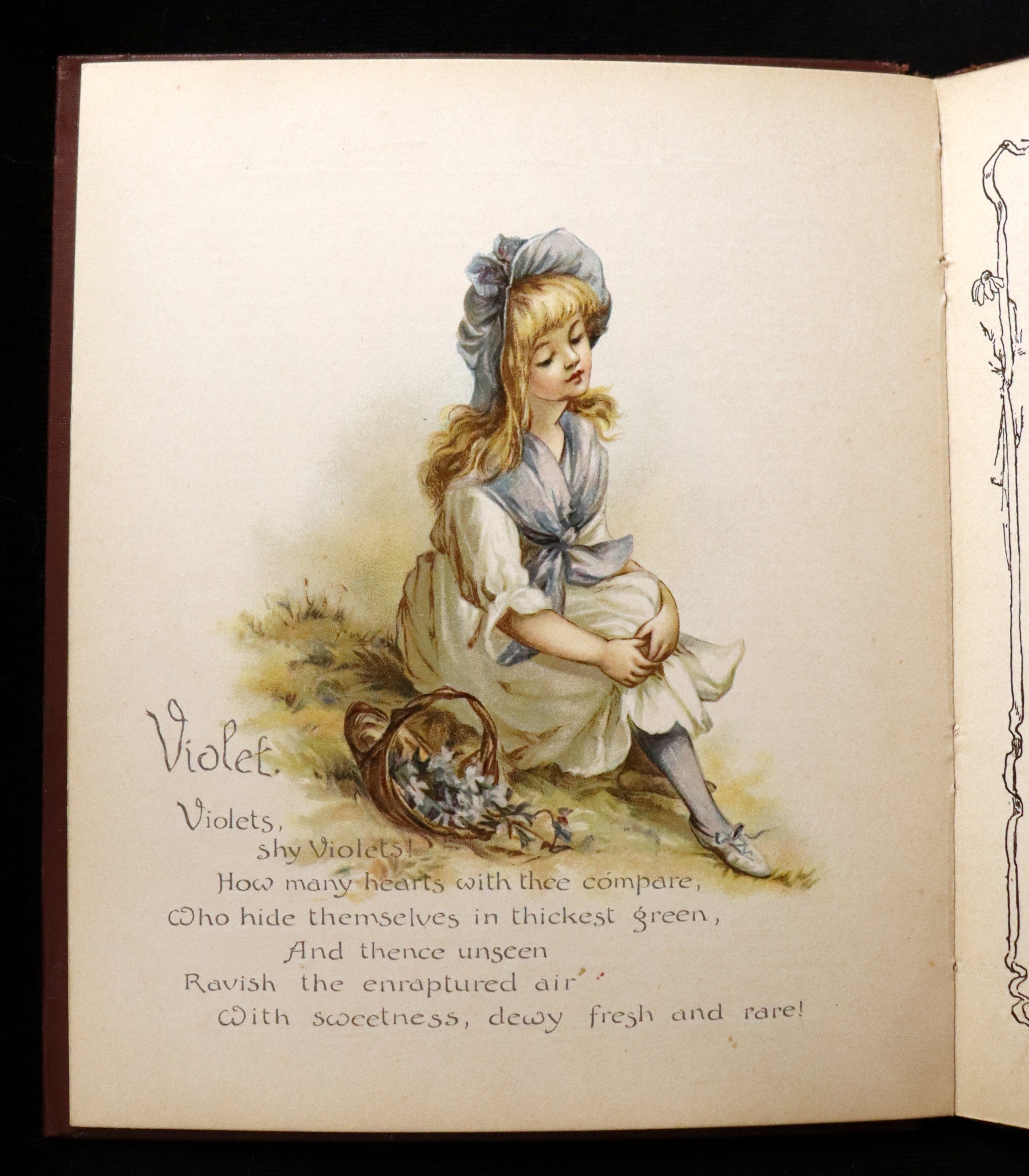 1890 Scarce Victorian Floriography Book ~ The Language of Flowers by ...