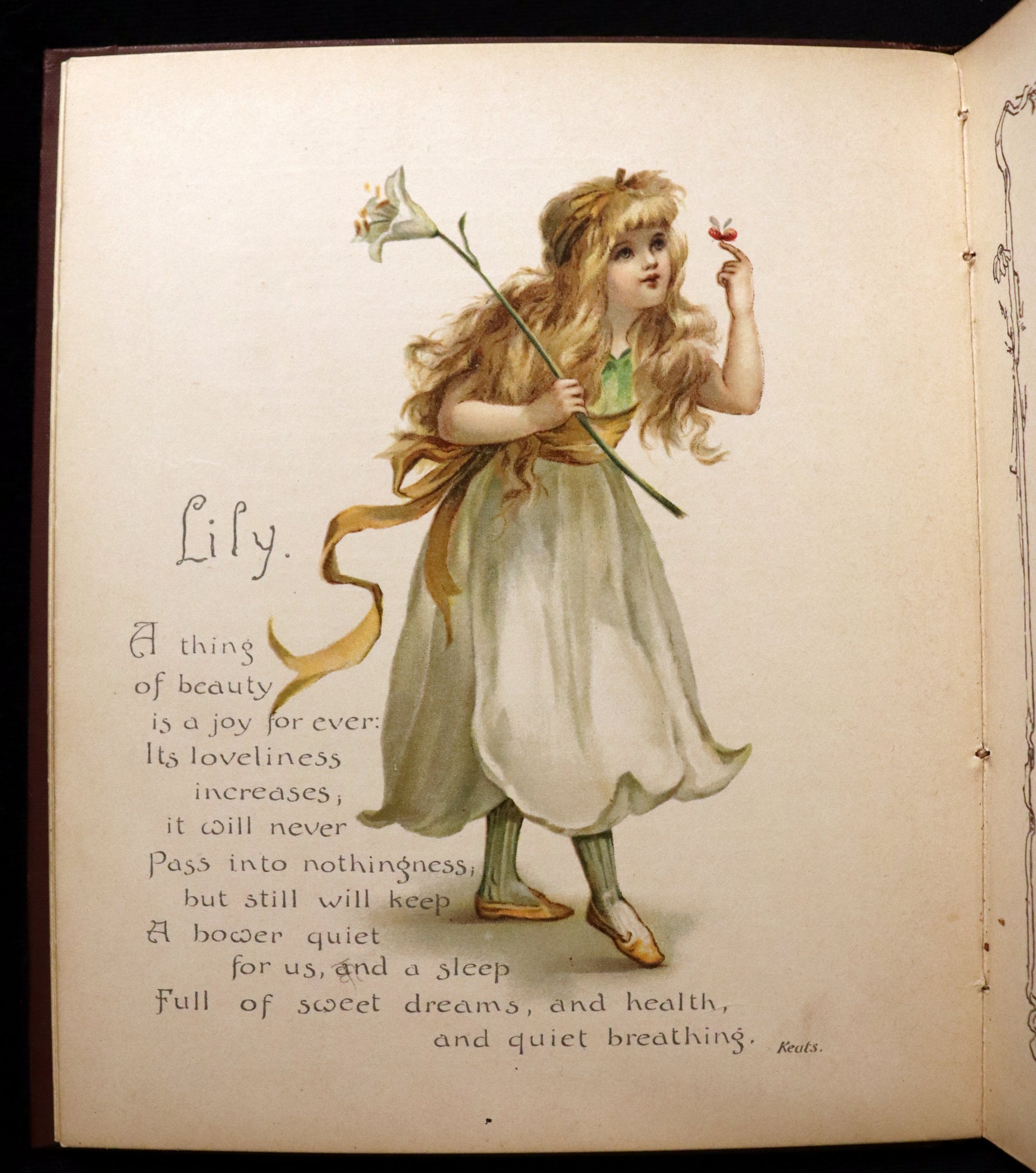 1890 Scarce Victorian Floriography Book ~ The Language of Flowers by ...