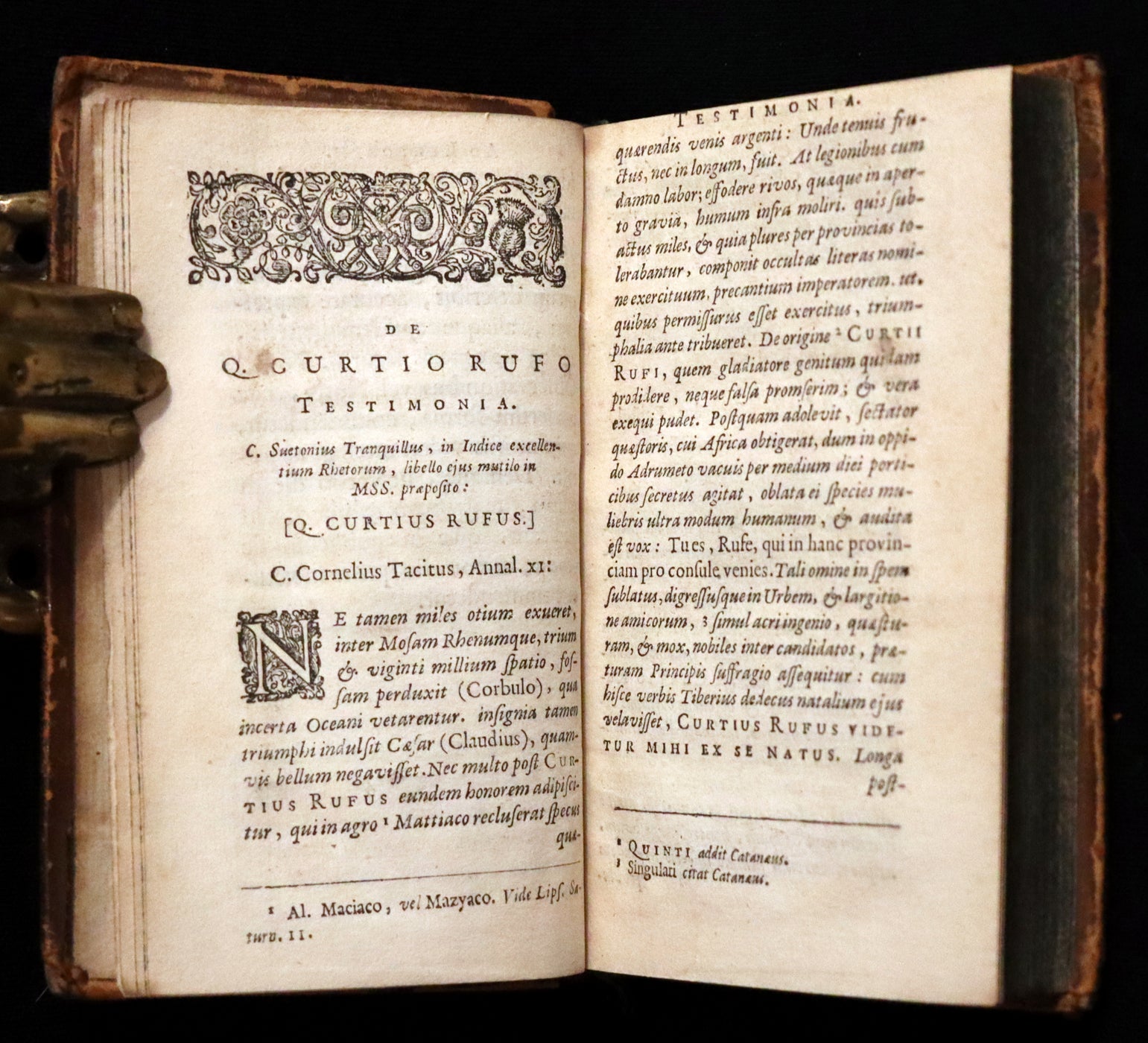 1660 Rare Latin Book - Histories of ALEXANDER the GREAT by Quintus Cur ...