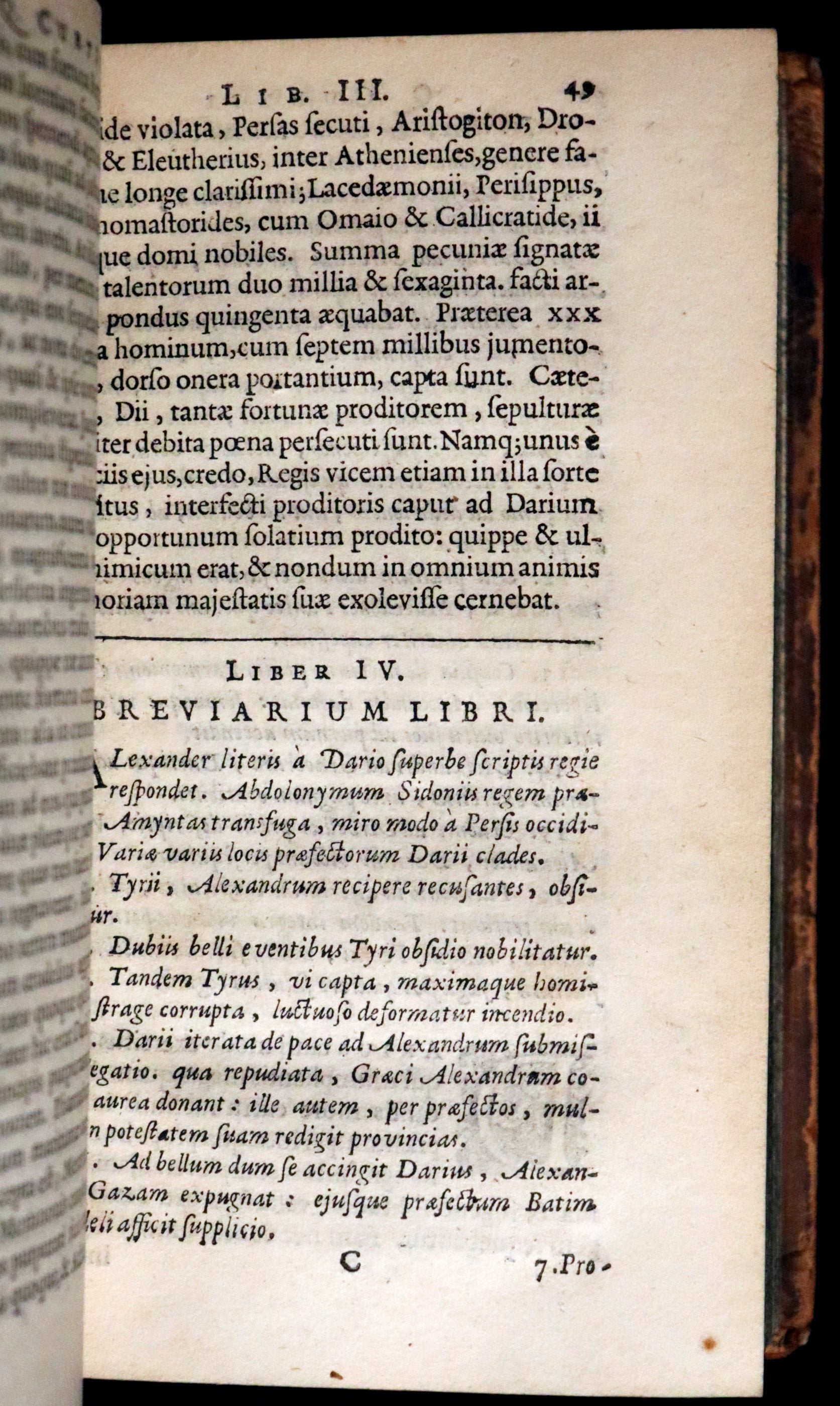 1660 Rare Latin Book - Histories of ALEXANDER the GREAT by Quintus Cur ...