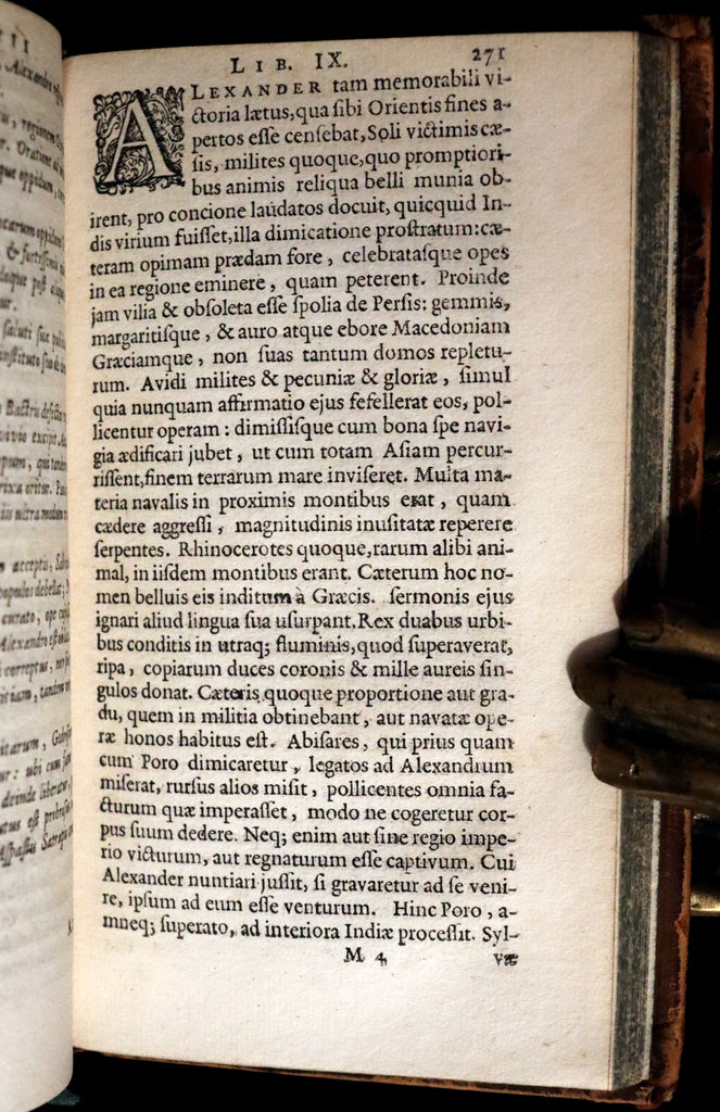 1660 Rare Latin Book - Histories of ALEXANDER the GREAT by Quintus Cur ...