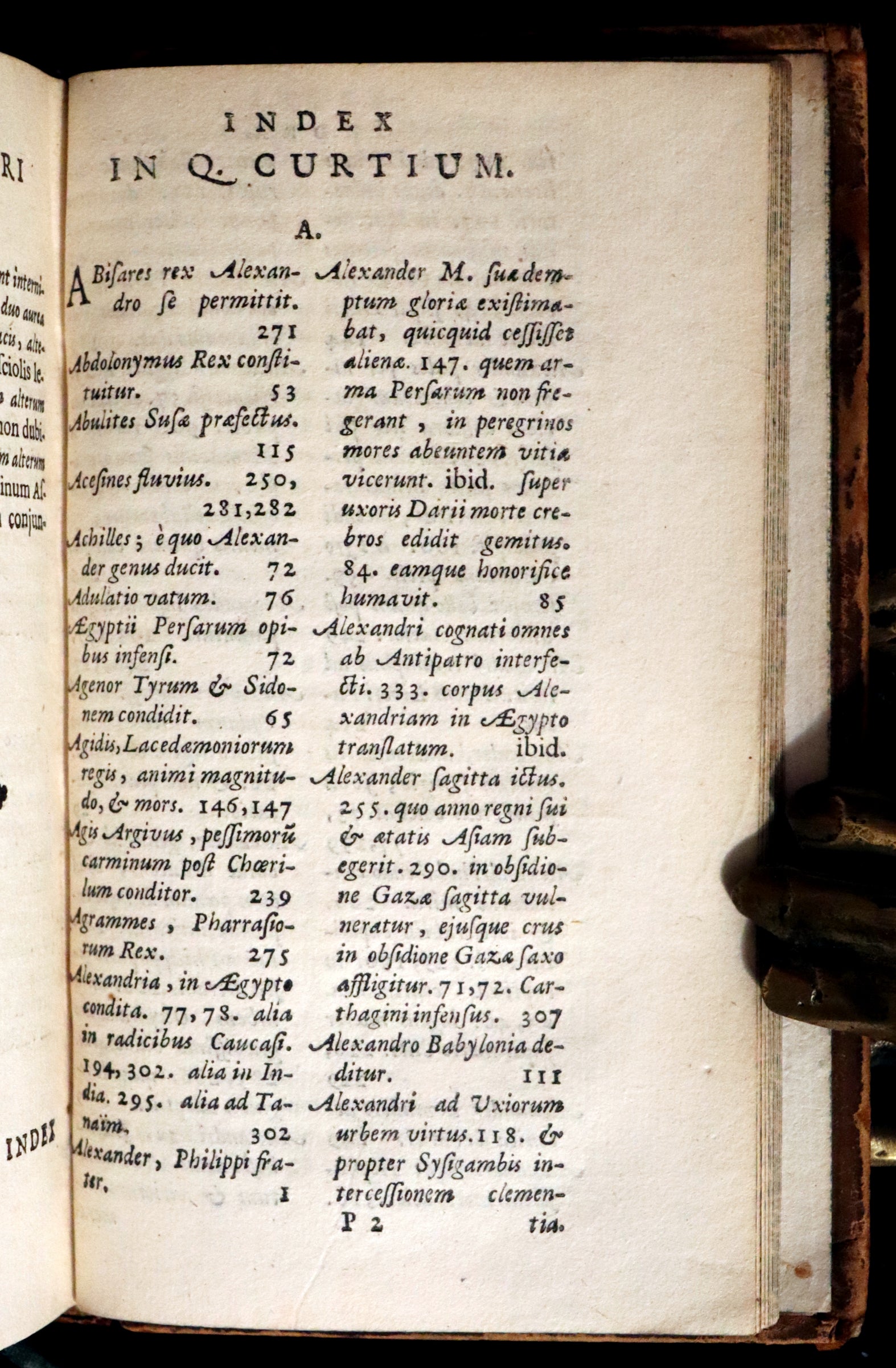 1660 Rare Latin Book - Histories of ALEXANDER the GREAT by Quintus ...