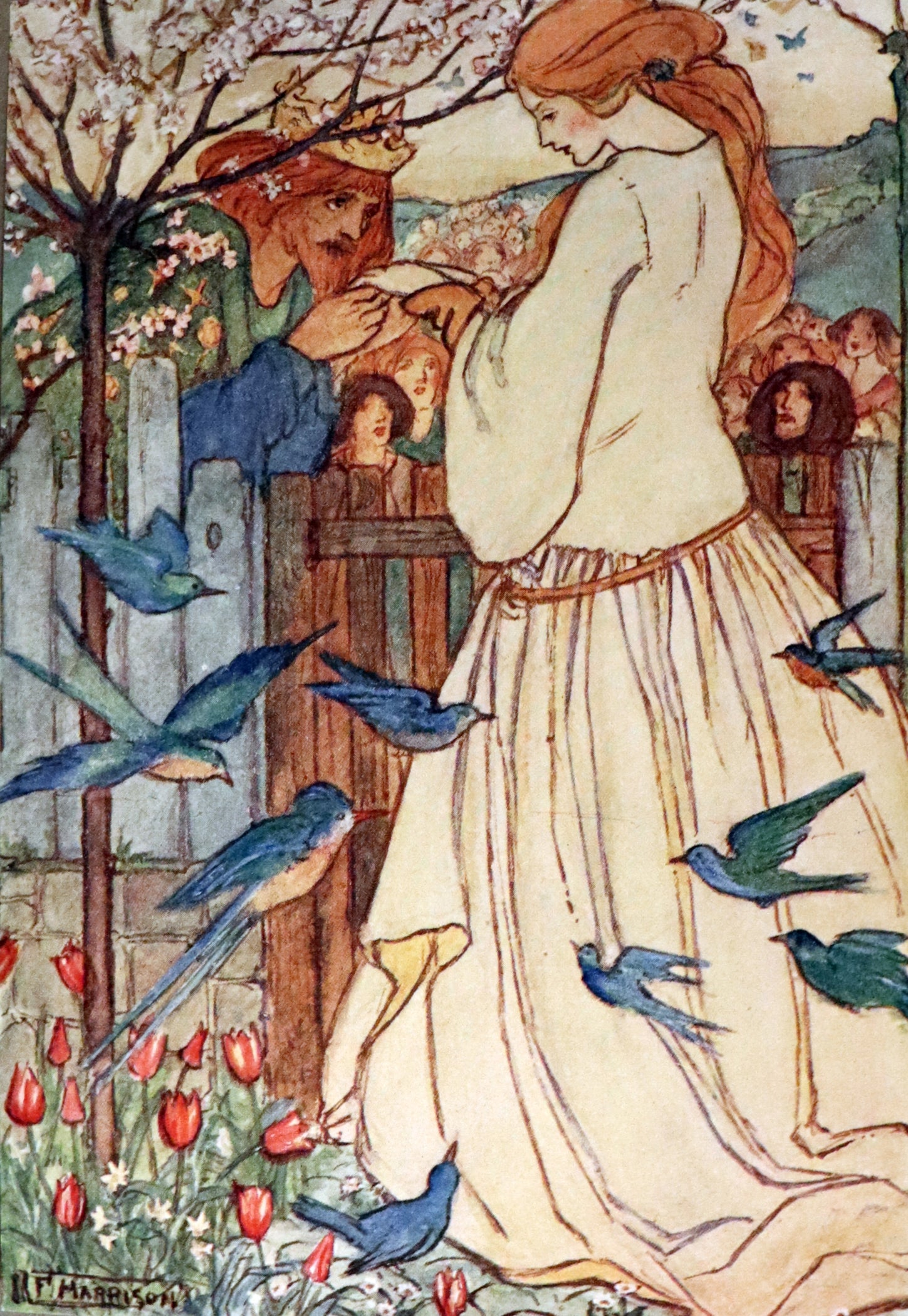 1910 Rare First Edition - POEMS BY CHRISTINA ROSSETTI Illustrated by ...