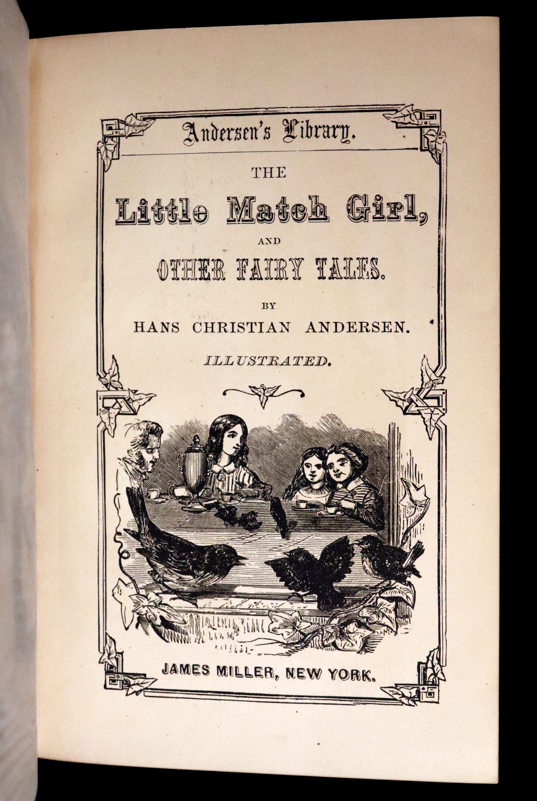 1877 Scarce Book Set - Hans Christian Andersen - 91 FAIRY TALES. Ander ...