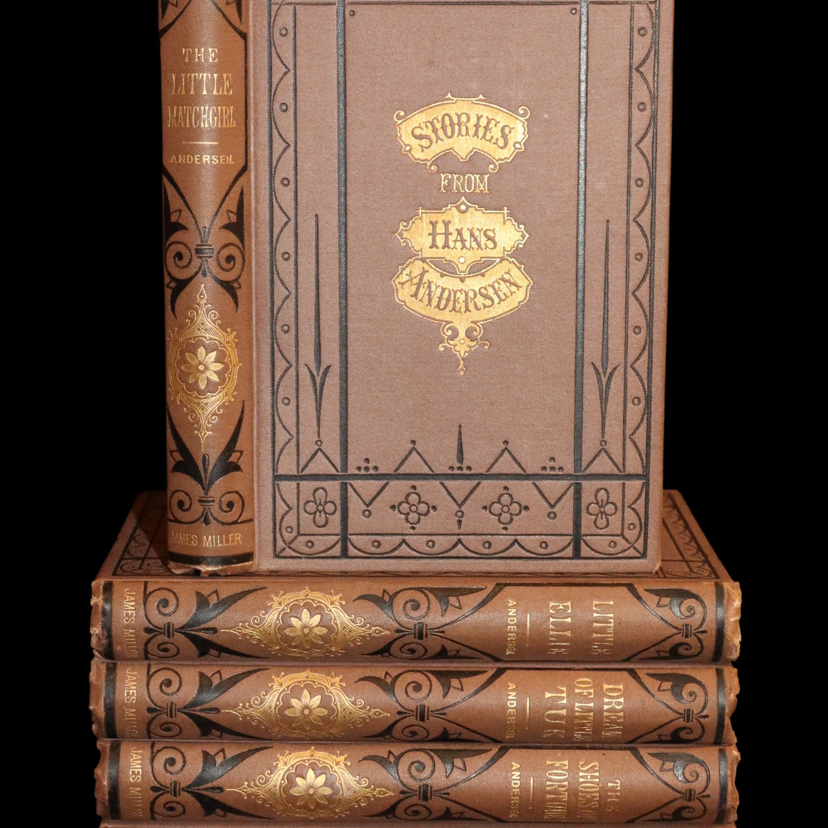 1877 Scarce Book Set - Hans Christian Andersen - 91 FAIRY TALES. Ander ...