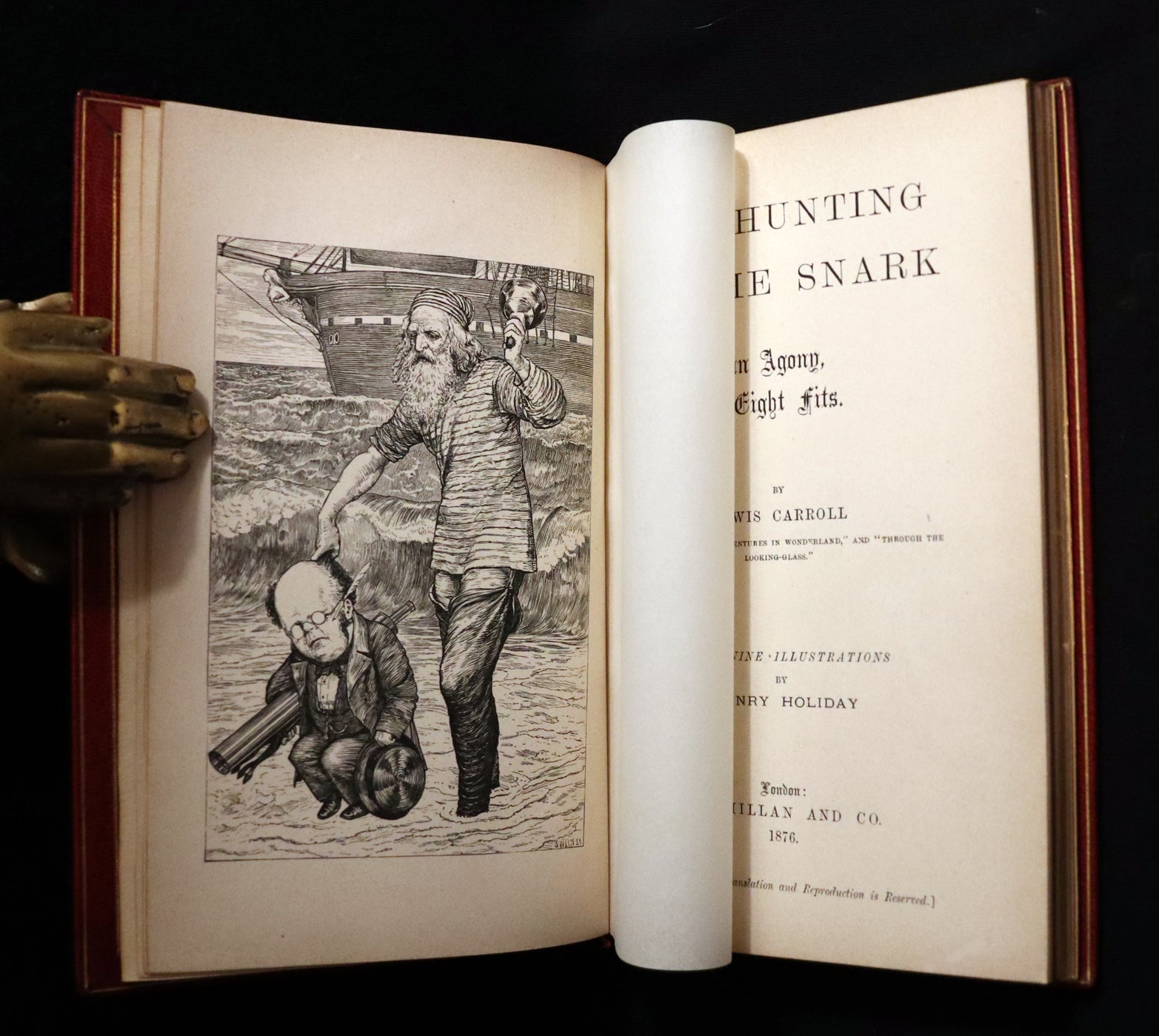 1876 Rare First Edition - The Hunting of the SNARK by Lewis Carroll ...
