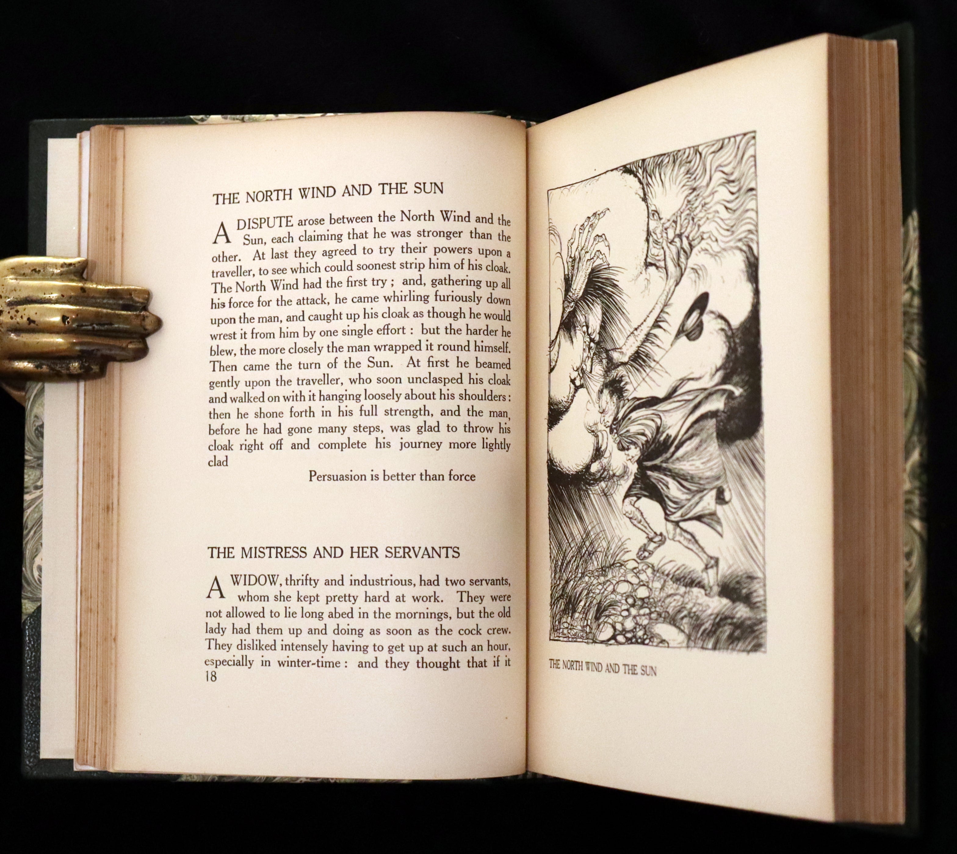 1912 Rare First Edition - AESOP'S FABLES Illustrated by Arthur RACKHAM ...