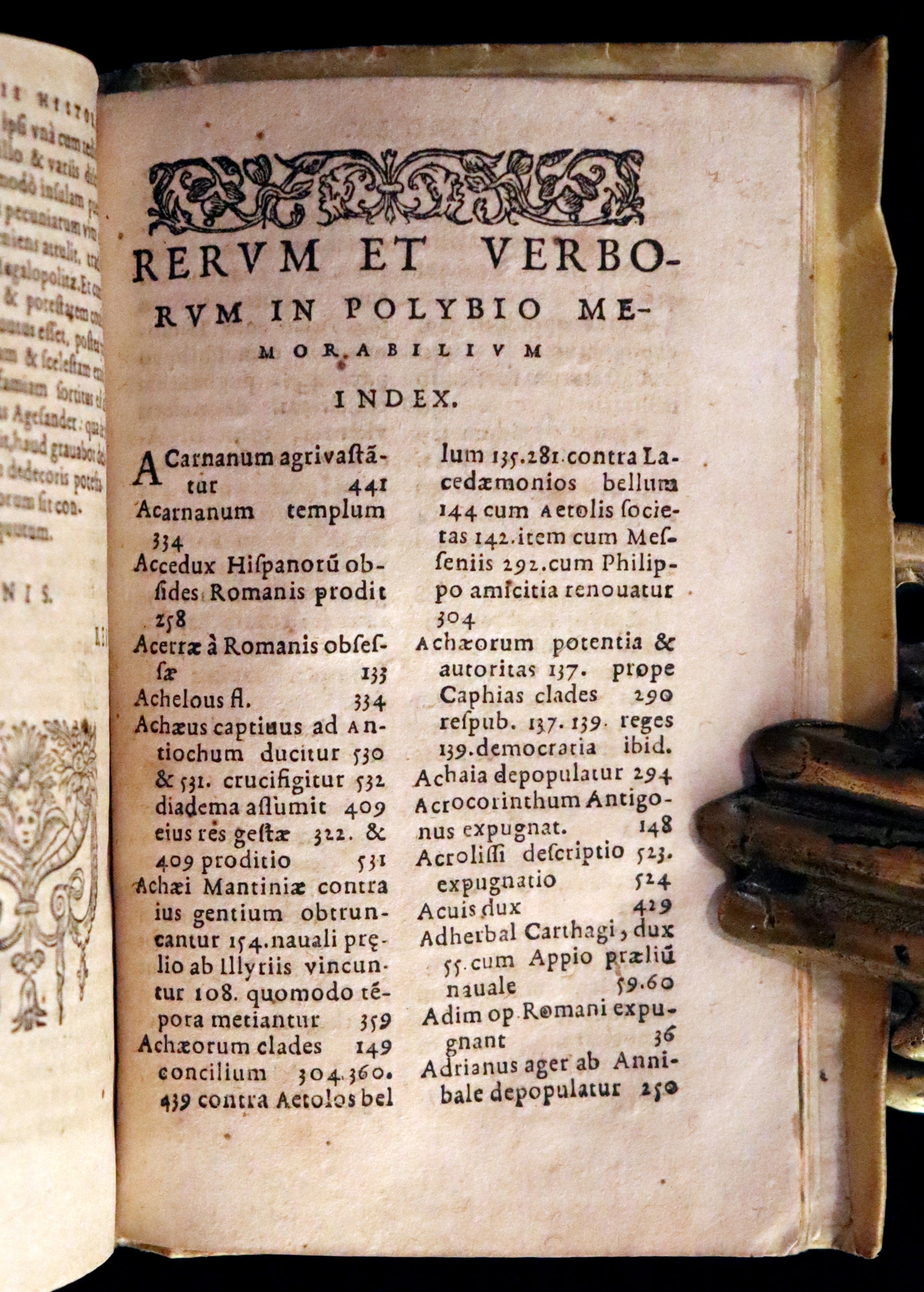 1597 Rare Latin Vellum Book Polybius Roman Republic S Histories