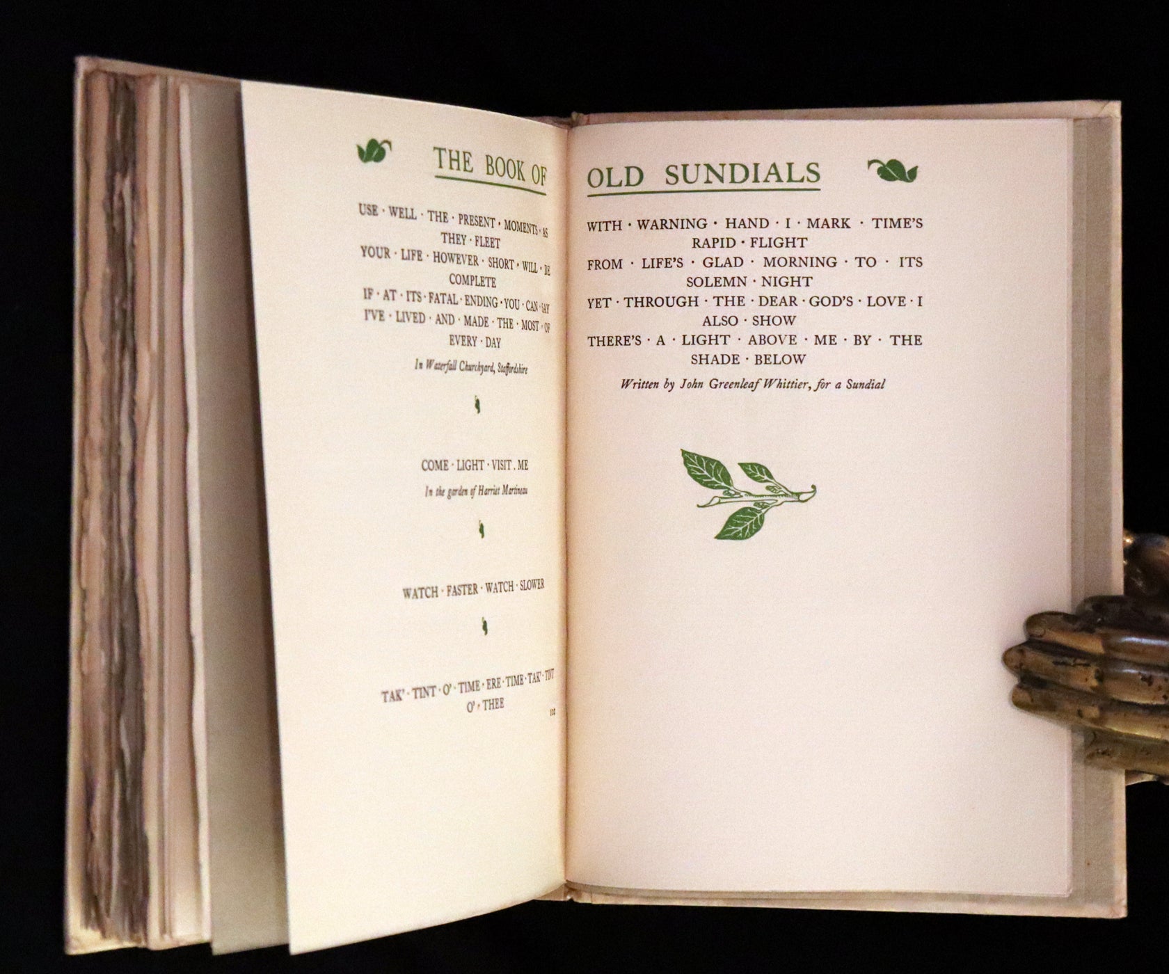 1914 Rare First Edition - A BOOK OF OLD SUNDIALS & THEIR MOTTOES, bind ...