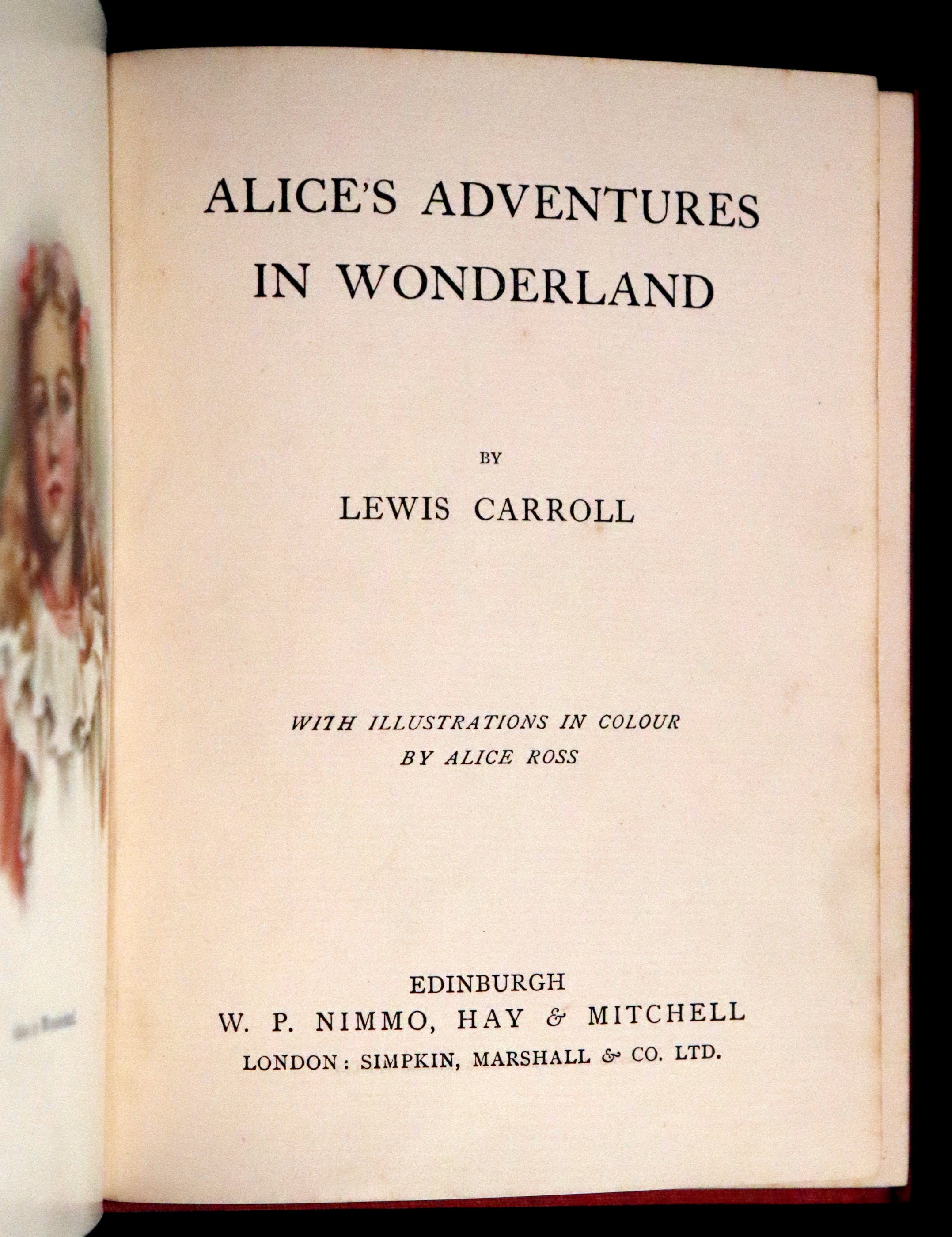 1907 Scarce First Edition - Alice's Adventures in Wonderland ...