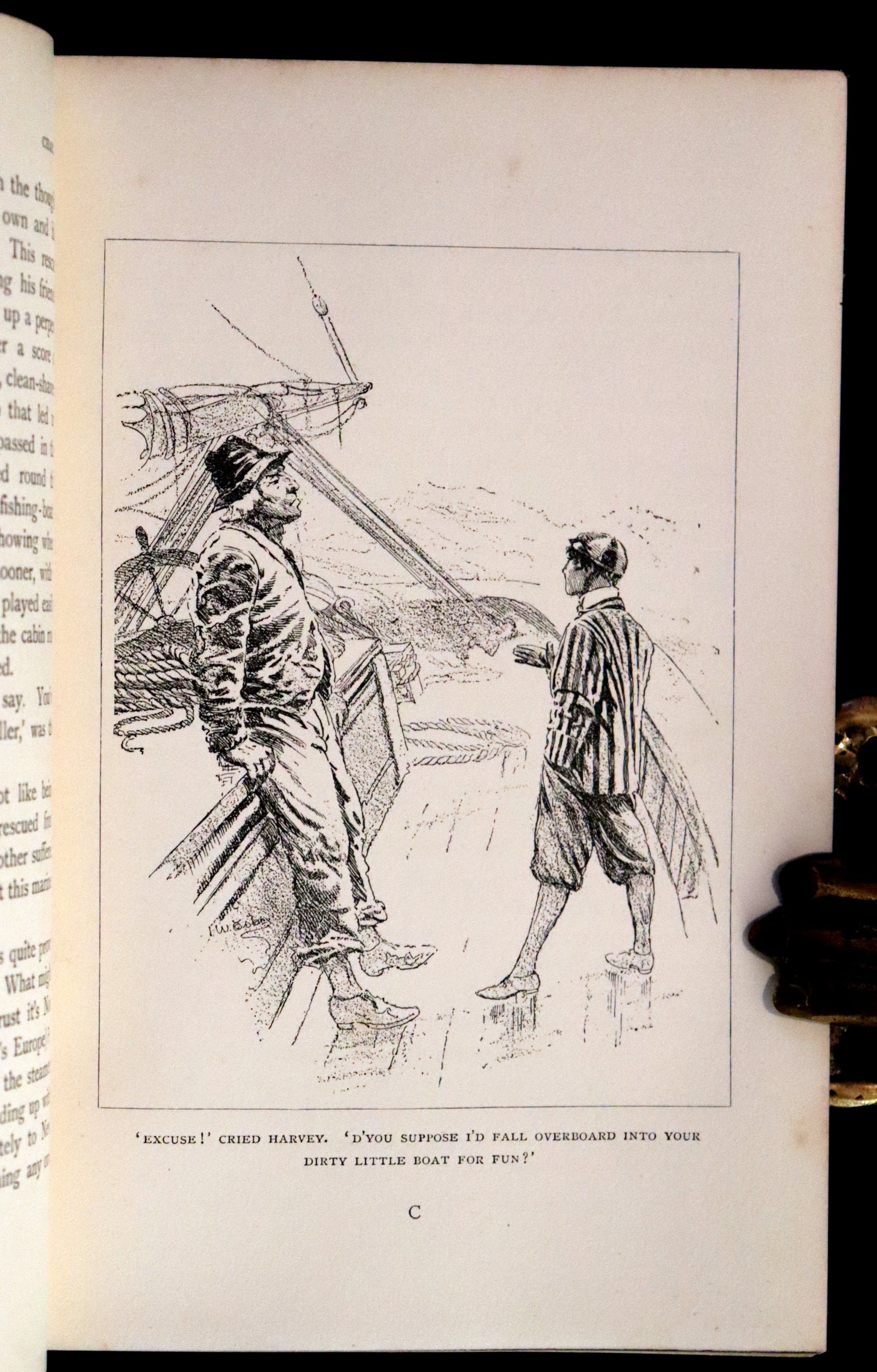 1897 Rare First Edition - CAPTAINS COURAGEOUS. A Story of the Grand ...