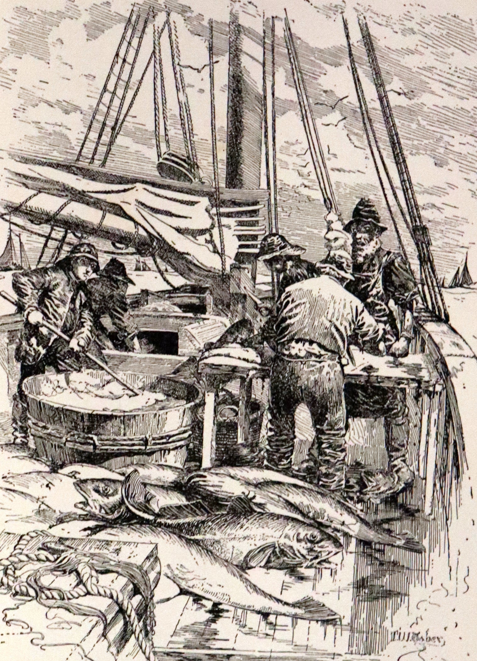 1897 Rare First Edition - CAPTAINS COURAGEOUS. A Story of the Grand ...