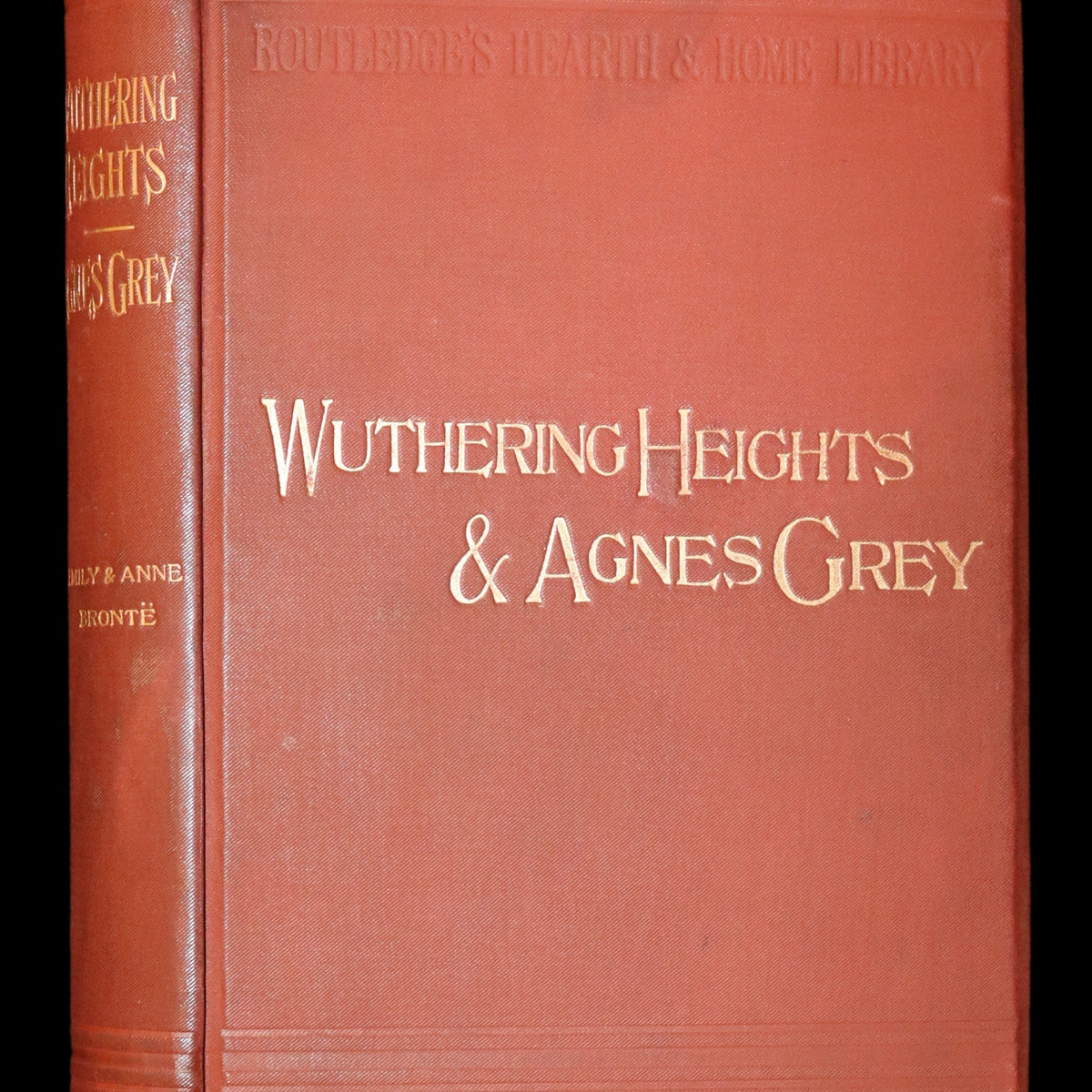 1892 Scarce Edition - WUTHERING HEIGHTS by Emily Brontë (Ellis Bell ...