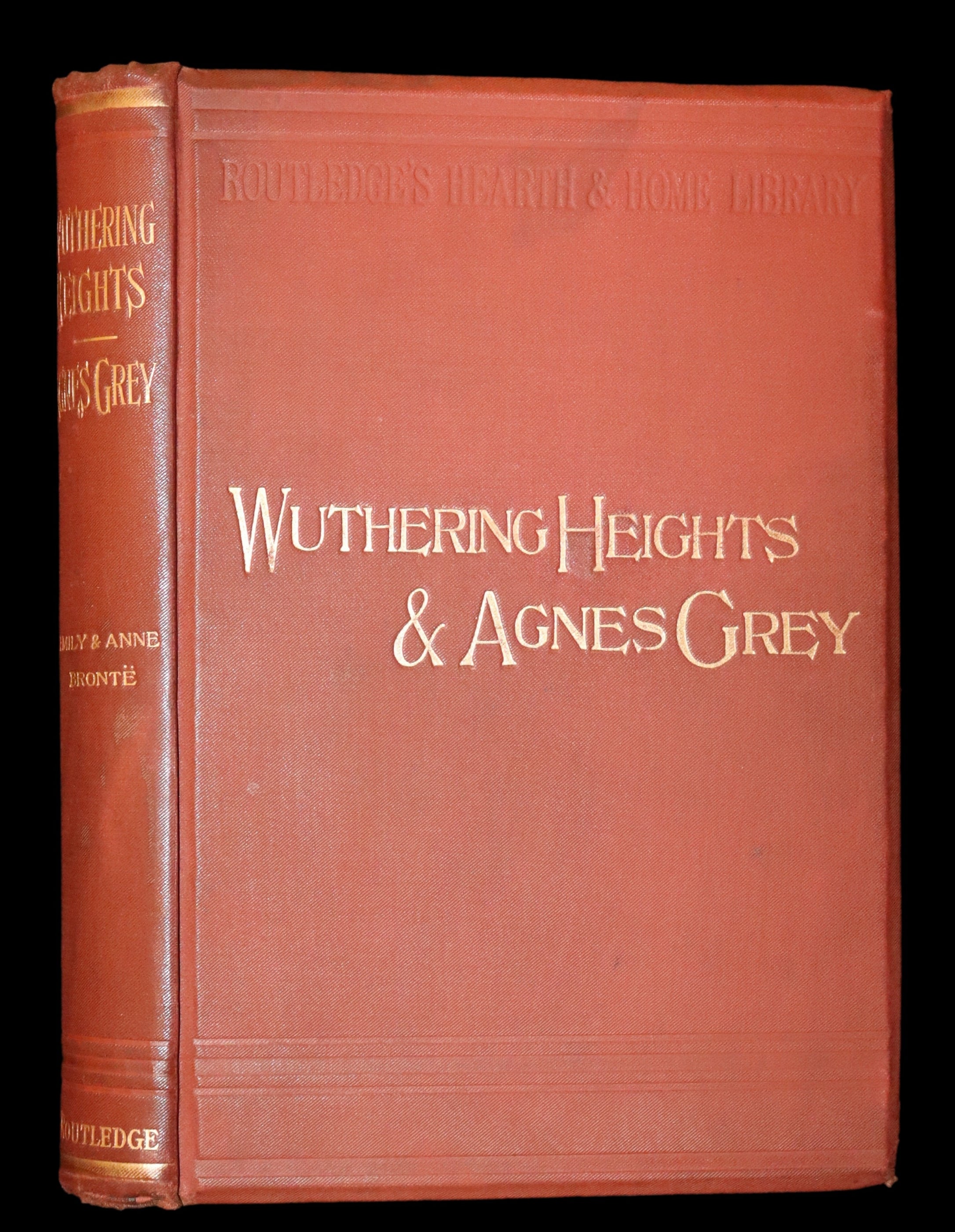 1892 Scarce Edition - WUTHERING HEIGHTS by Emily Brontë (Ellis Bell ...