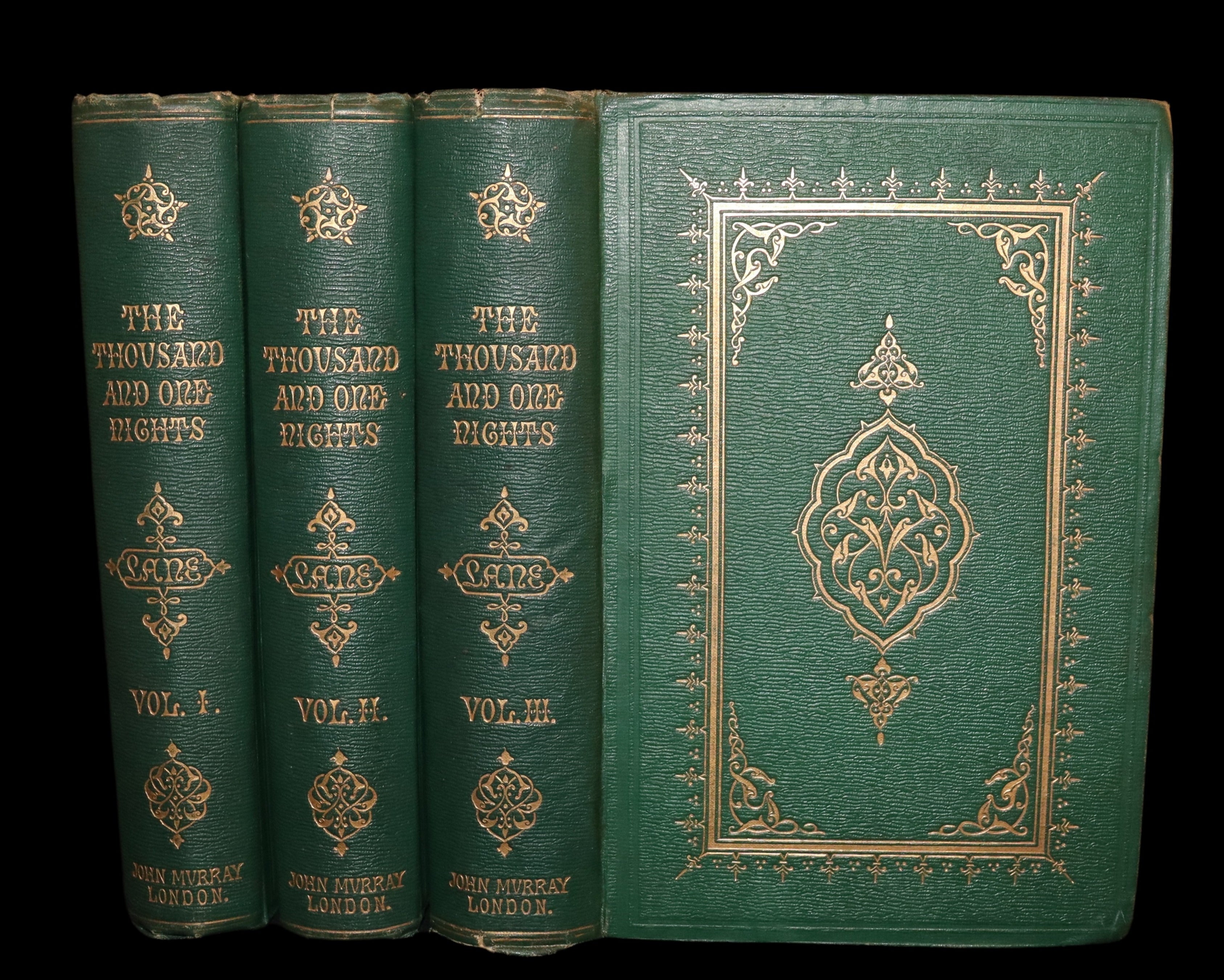 1859 Rare Book Set - The Thousand & One Nights, ARABIAN NIGHTS by ...