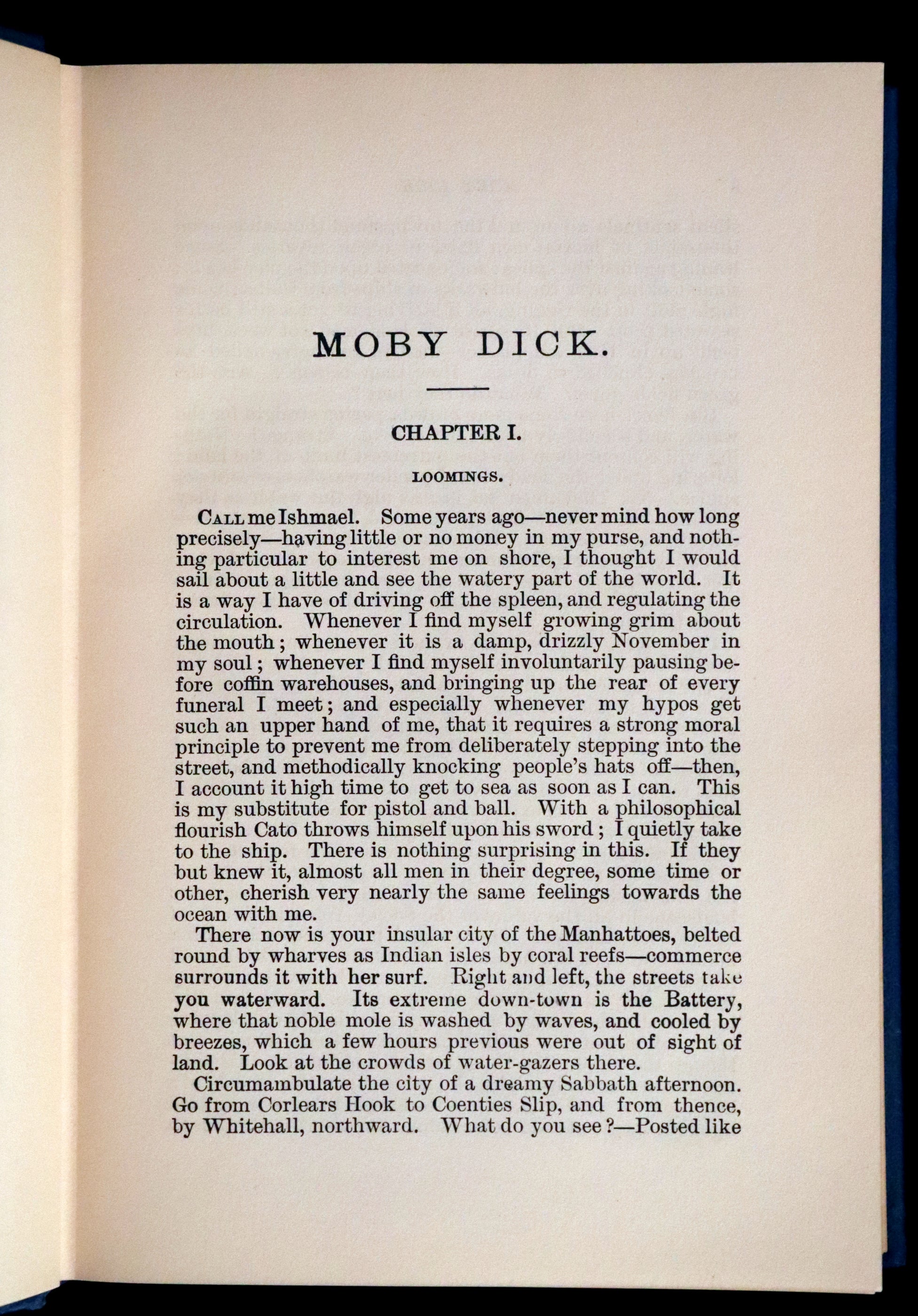 1922 Rare Book - MOBY DICK or The White Whale by Herman Melville ...
