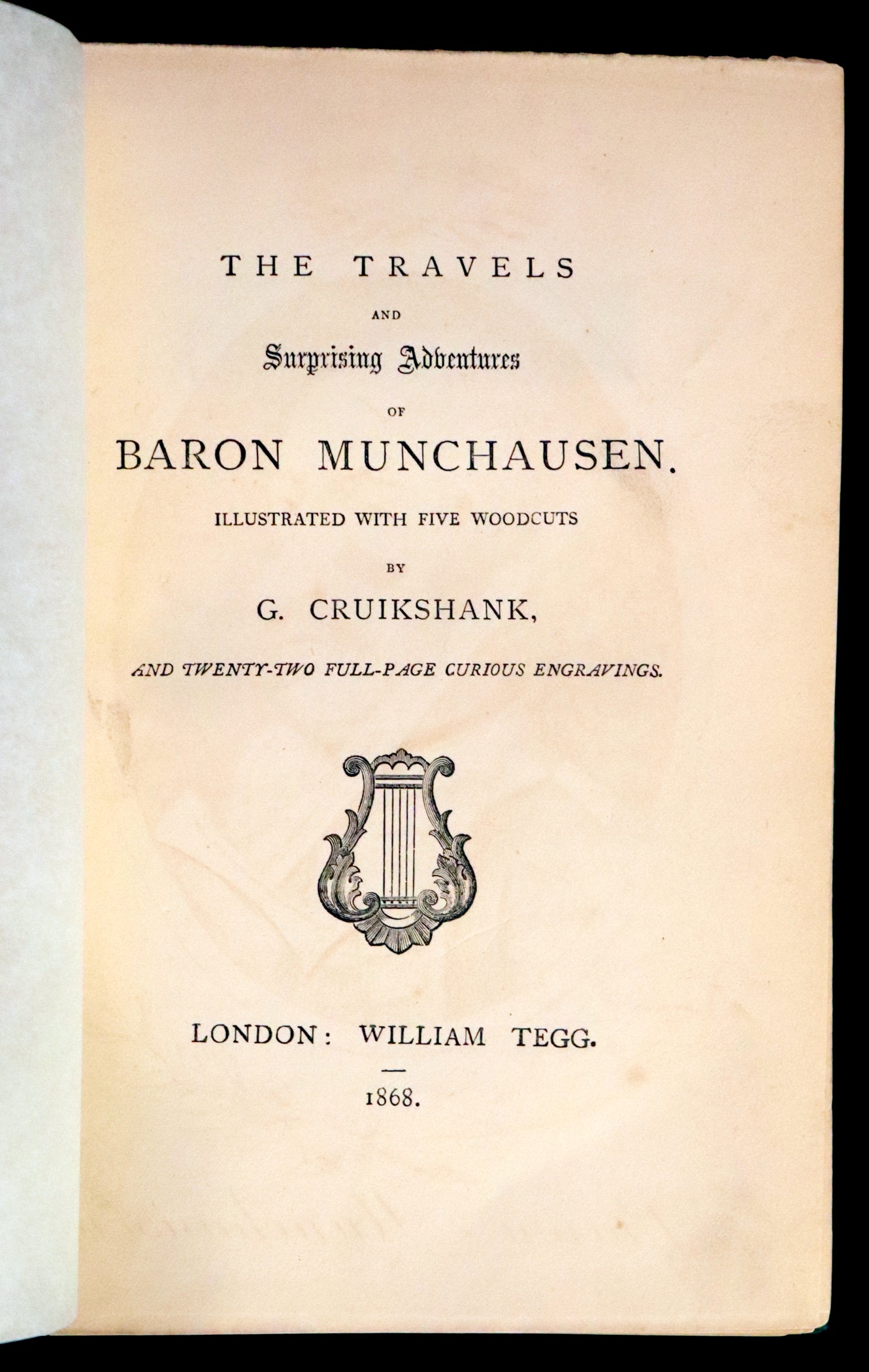 1868 Rare Book - The Travels and Surprising Adventures of Baron ...