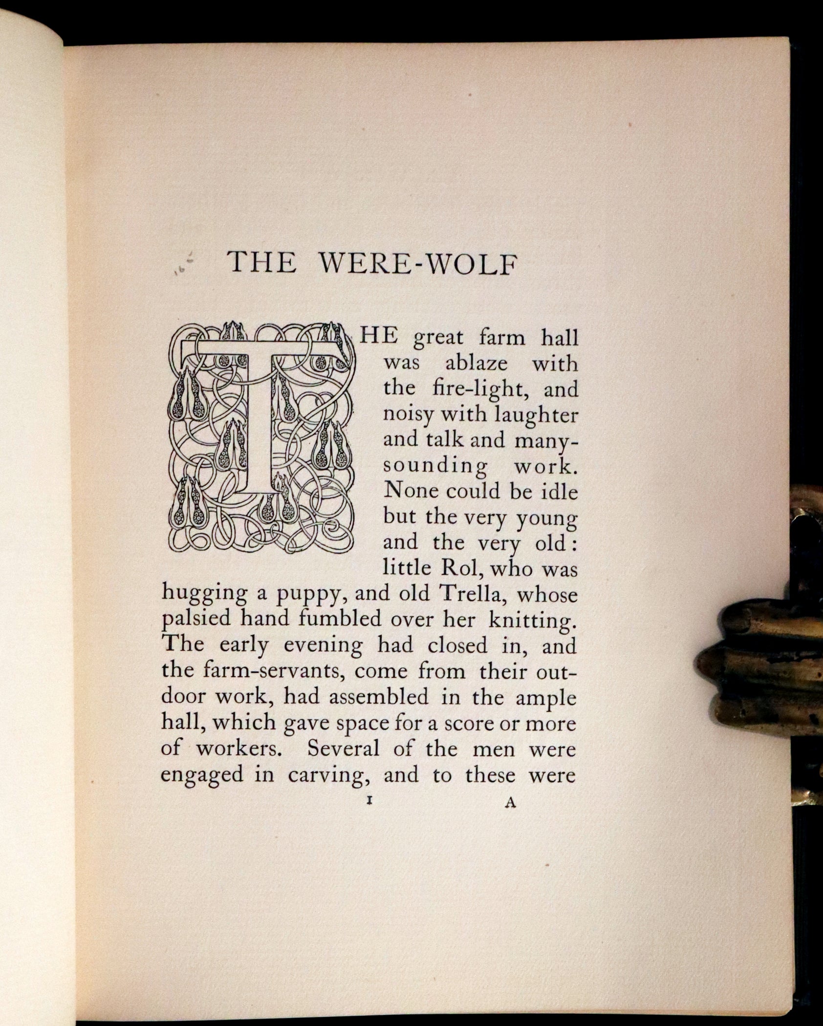 1896 Rare First Edition Book on Werewolves - THE WERE-WOLF by Clemence ...