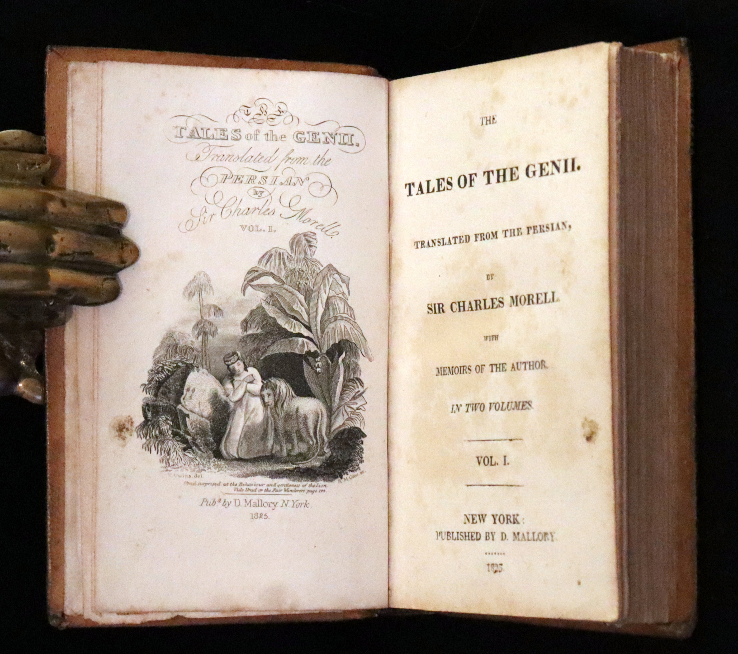 1825 Scarce Book Set - The Tales of the Genii, Translated from the ...