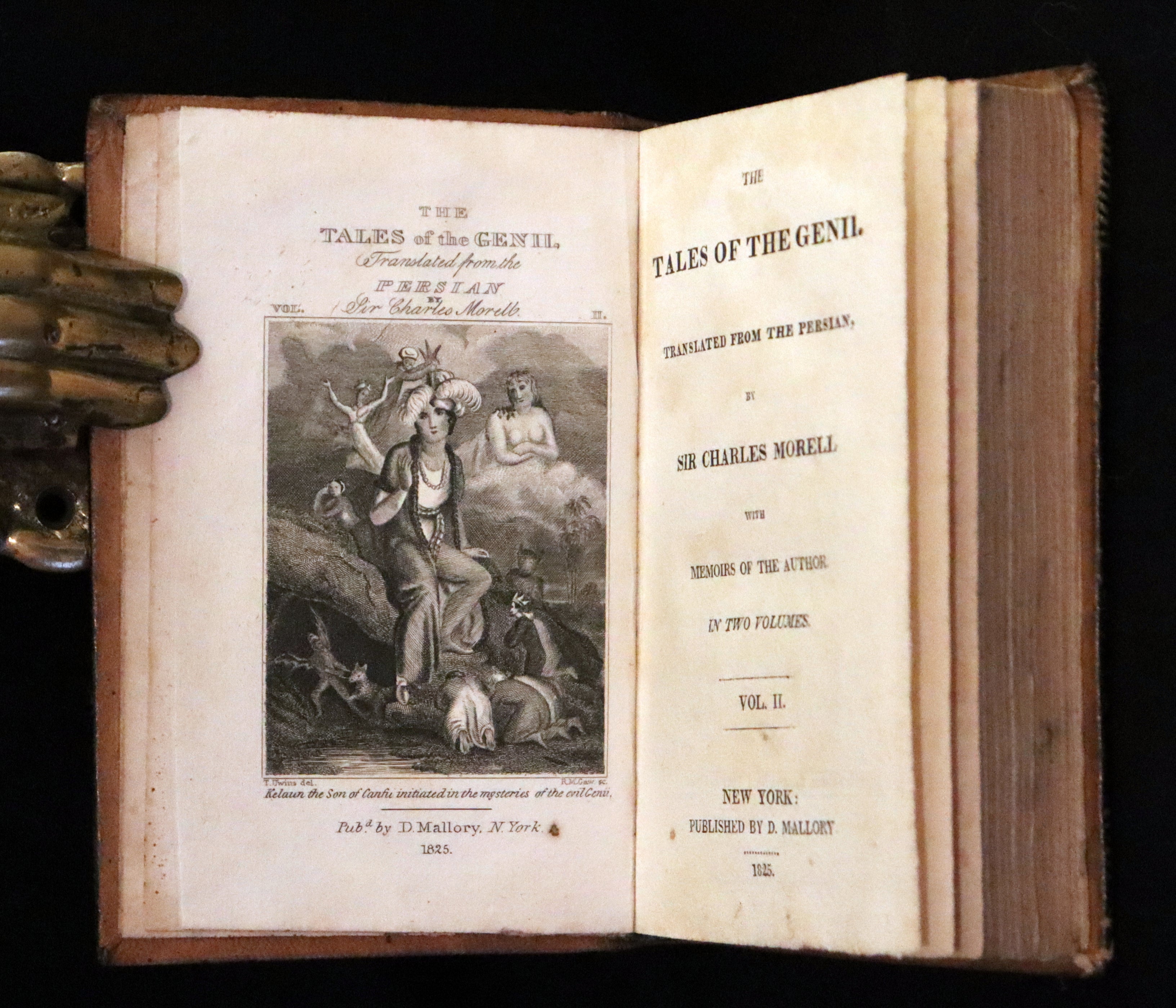 1825 Scarce Book Set - The Tales of the Genii, Translated from the ...