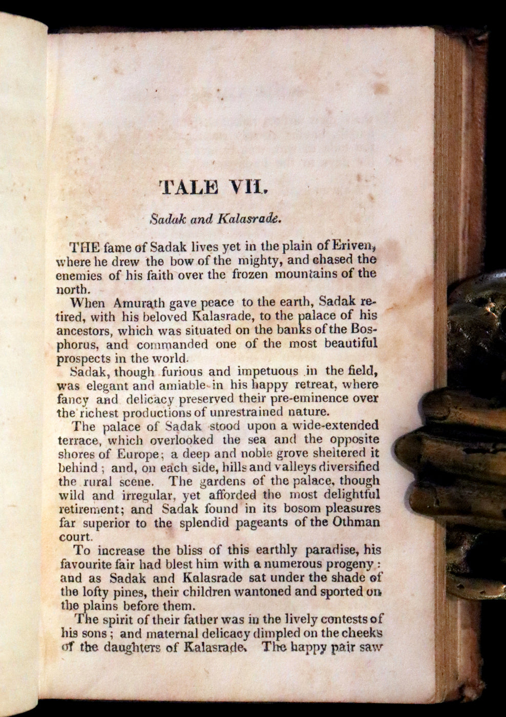 1825 Scarce Book Set - The Tales of the Genii, Translated from the ...