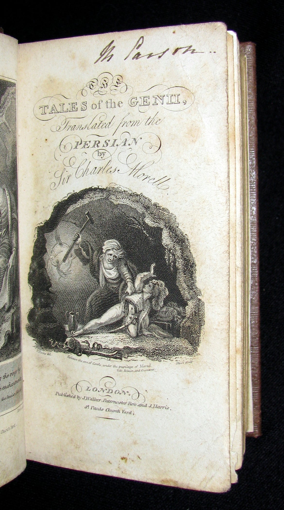 1808 Rare Book - The Tales of the Genii or the Delightful Lessons of ...