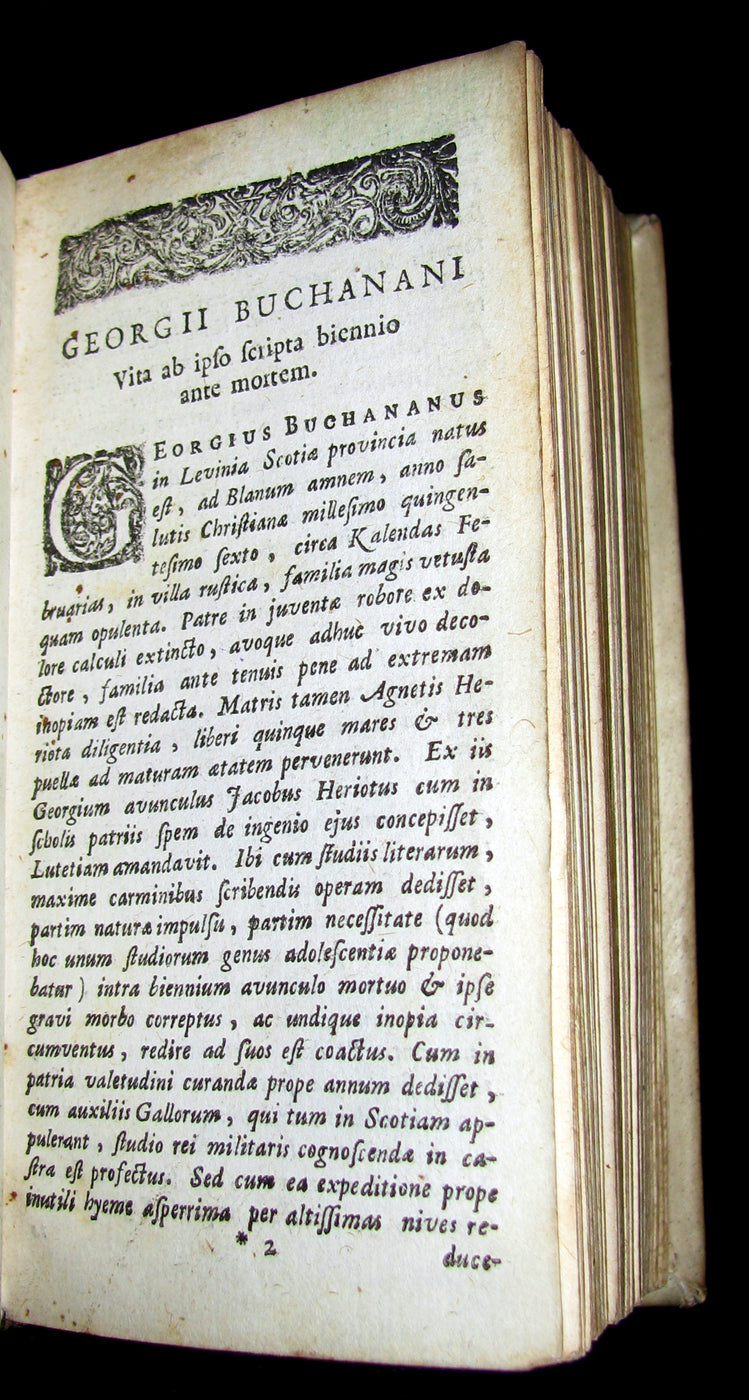 1687 Rare Book - GEORGII BUCHANANI SCOTI POEMATA Scottish Poems by Buc ...