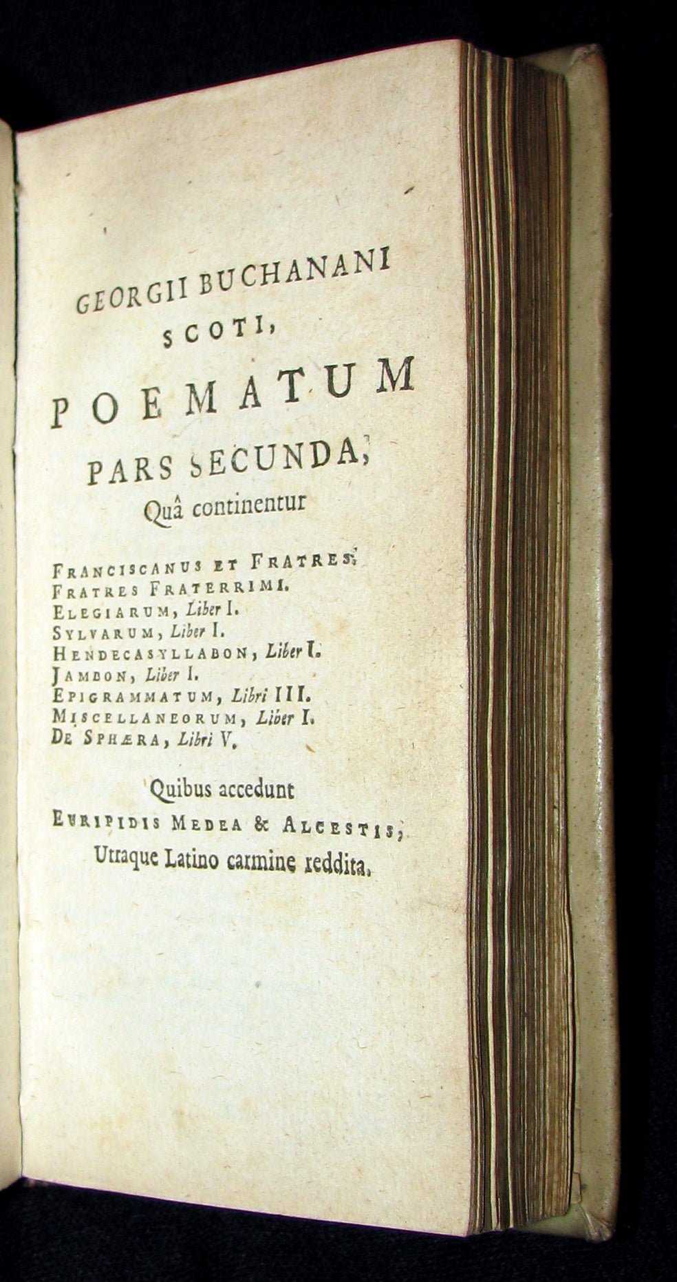 1687 Rare Book - GEORGII BUCHANANI SCOTI POEMATA Scottish Poems by Buc ...