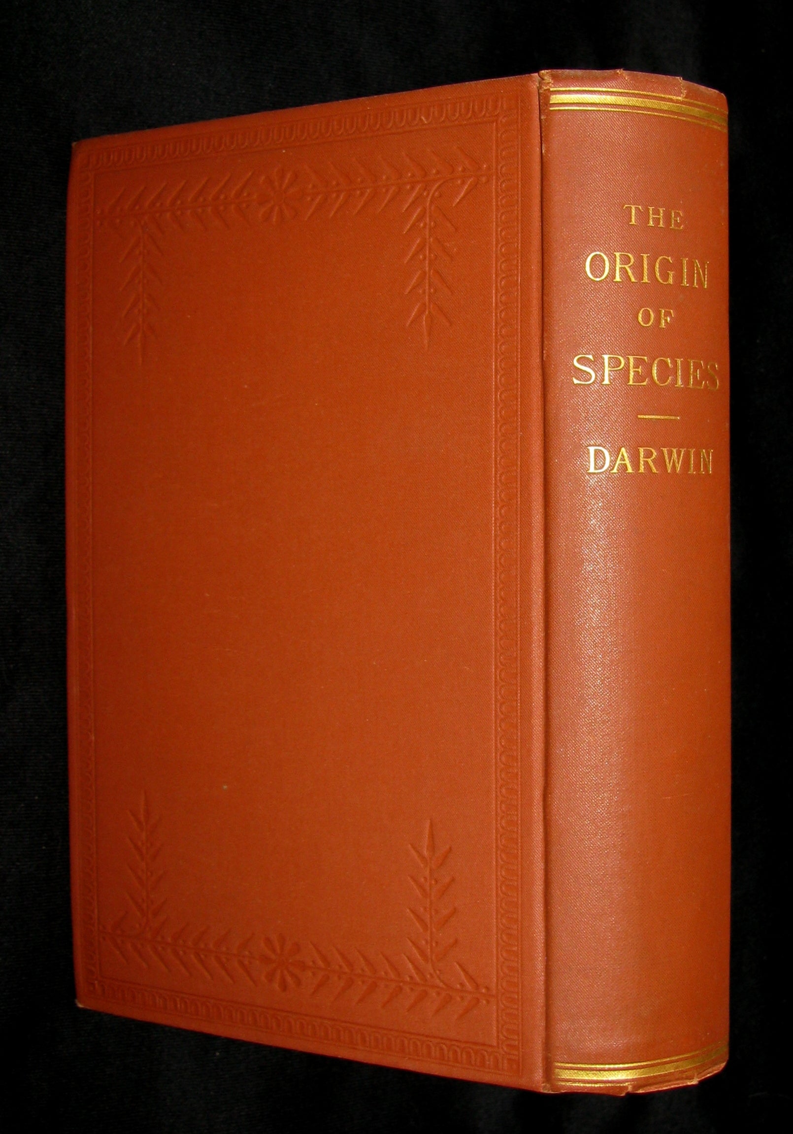 1895 Rare Book - CHARLES DARWIN The ORIGIN OF SPECIES - Natural Select ...