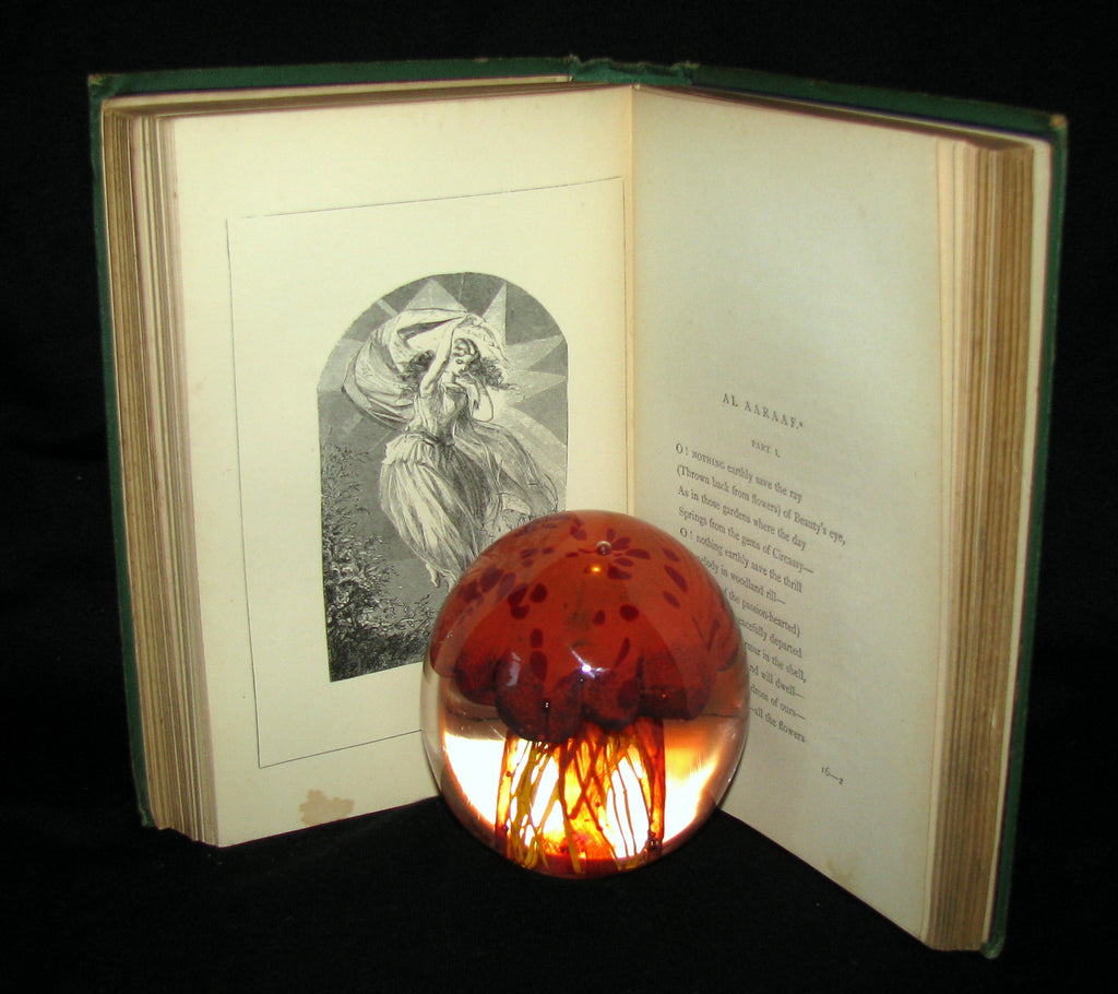 1875 Rare Book - Poems by Edgar Allan POE (The Raven, Lenore, Ulalume ...