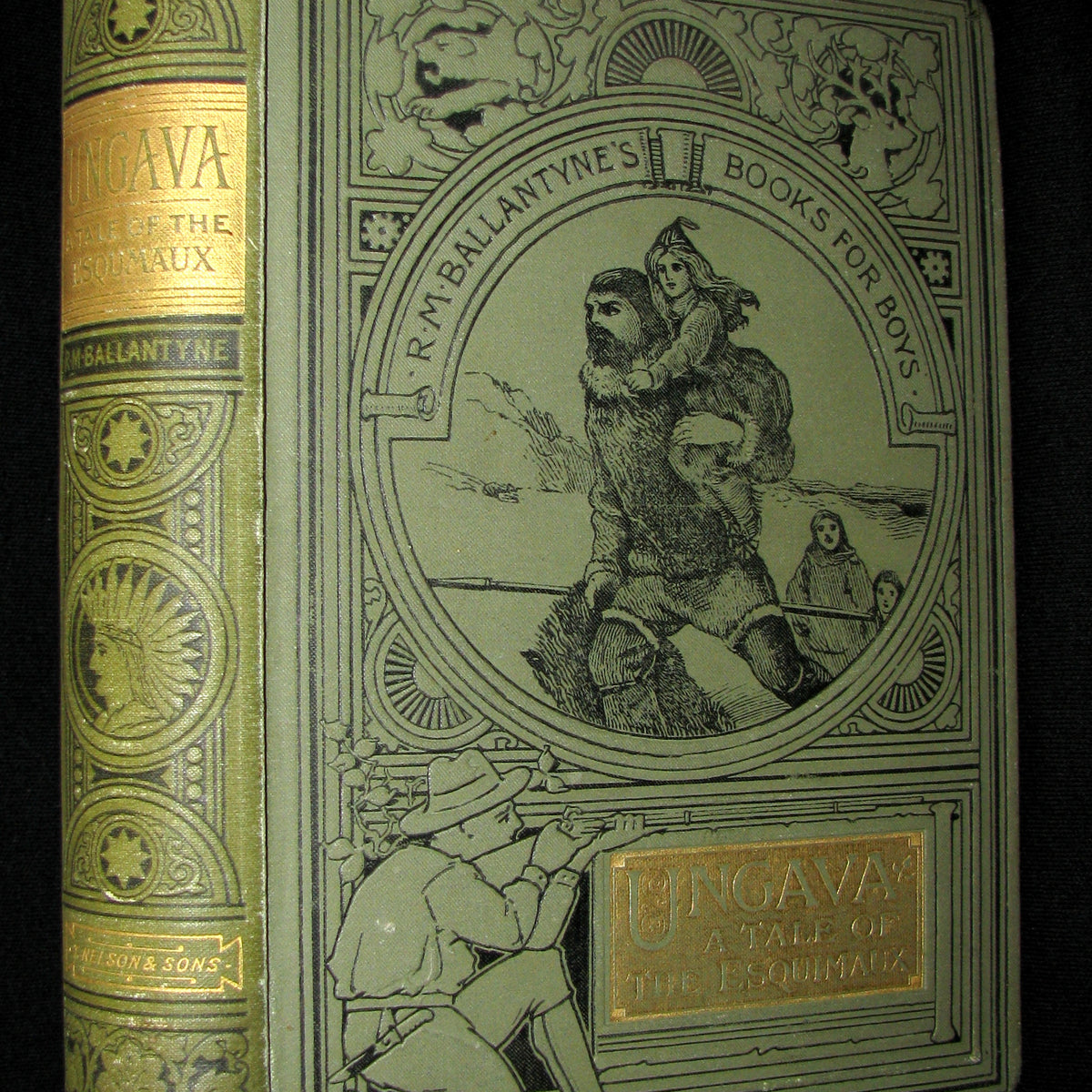 1893 Rare Victorian Book - UNGAVA A Tale of Esquimau Land by Robert ...