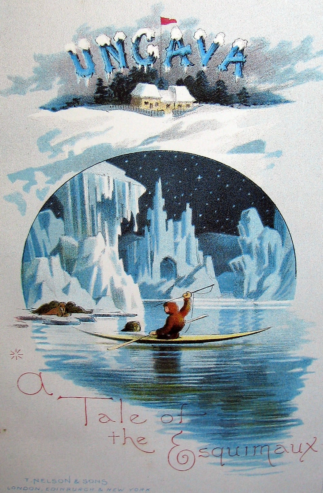 1893 Rare Victorian Book - UNGAVA A Tale of Esquimau Land by Robert ...