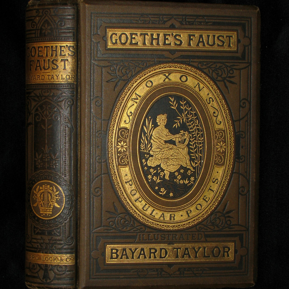1890 Rare Victorian Book - Faust - A Tragedy by Goethe, Illustrated ...
