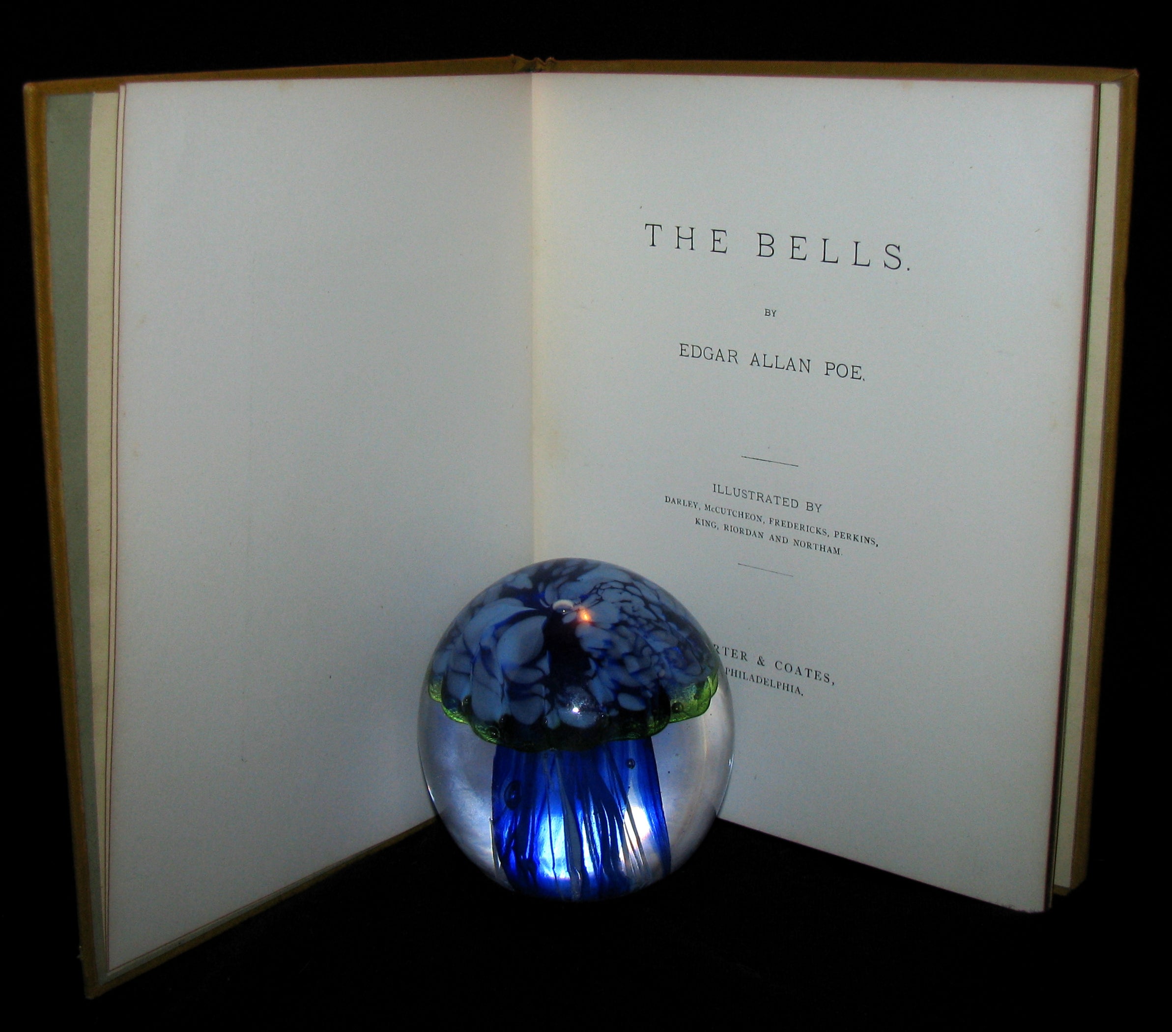 1881 Rare Victorian Book - The Bells by Edgar Allan POE (Illustrated ...