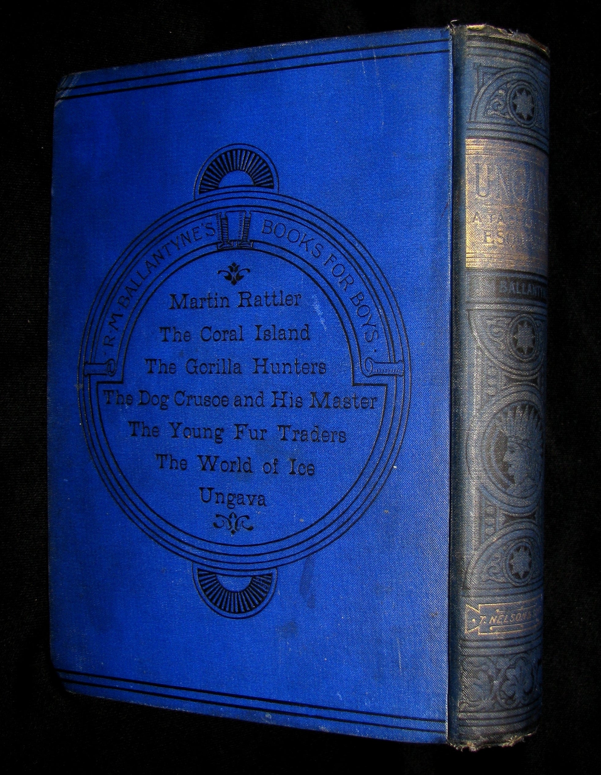 1893 Rare Victorian Book - UNGAVA A Tale of Esquimau Land by Robert Mi ...