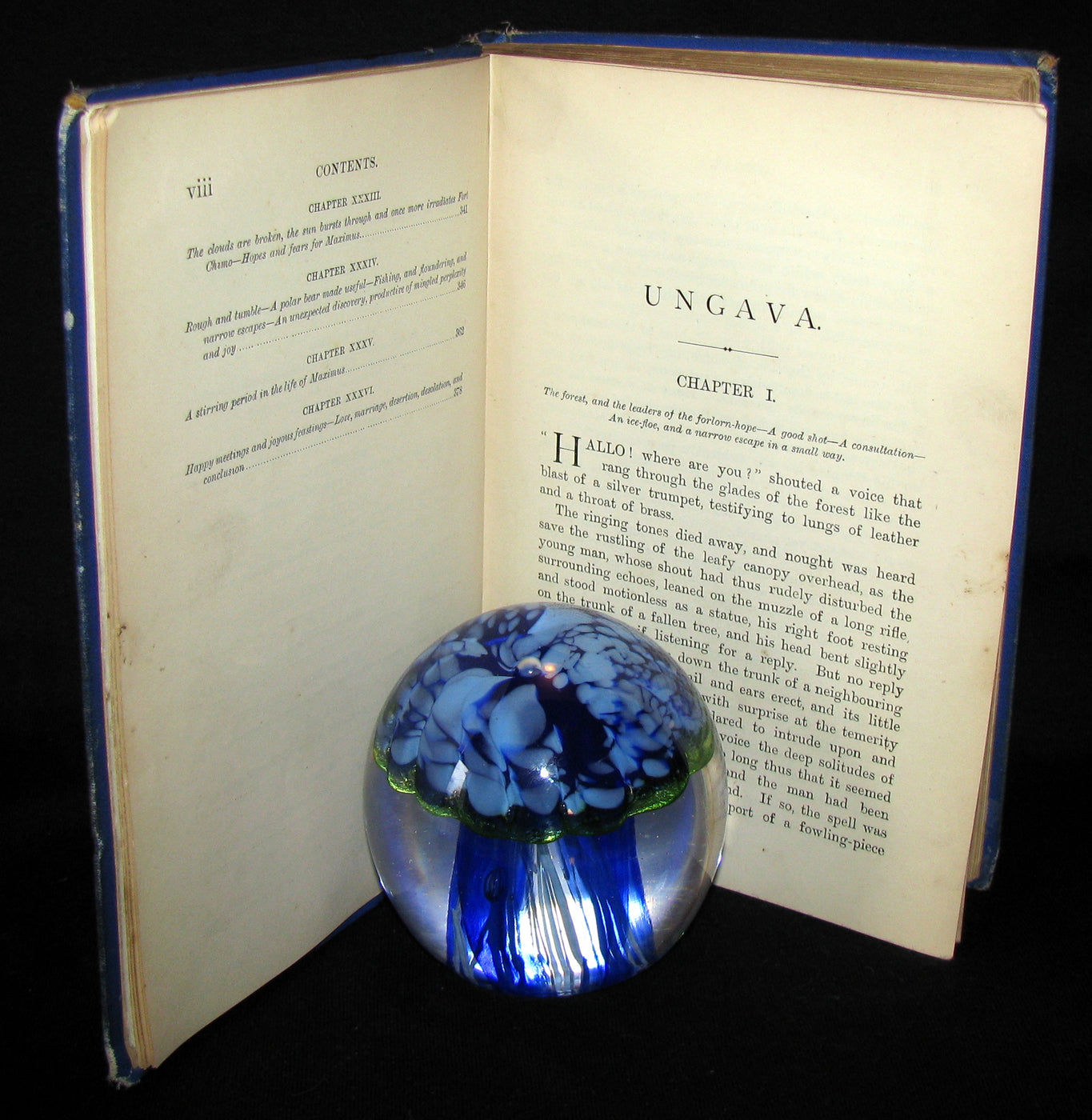 1893 Rare Victorian Book - UNGAVA A Tale of Esquimau Land by Robert Mi ...